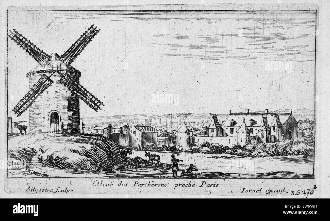 Israel Silvestre (1621-1691) and Israel Henriet (1590-1661). "View of ...
