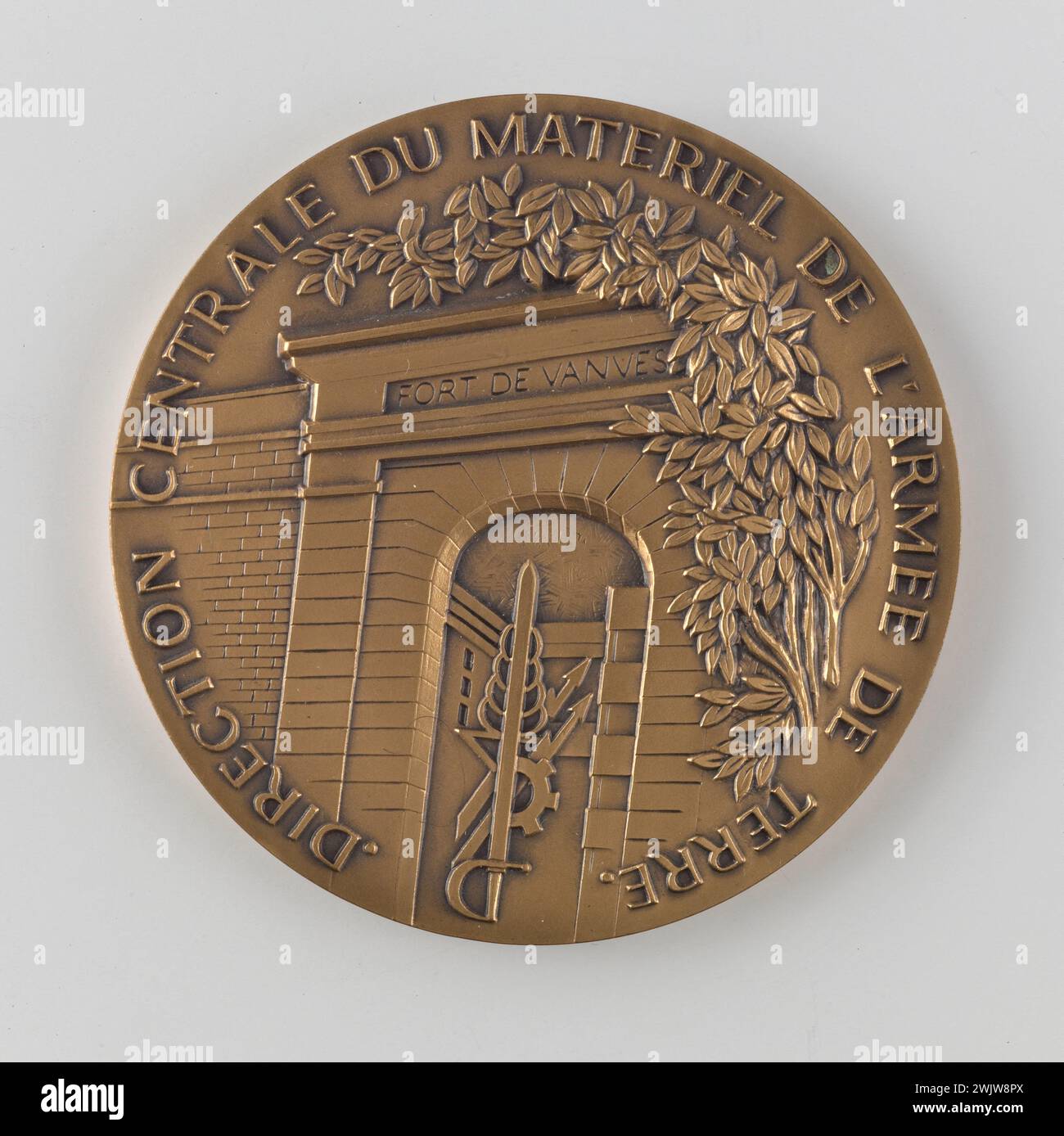 Pichard. Presentation medal of the central management of army equipment ...