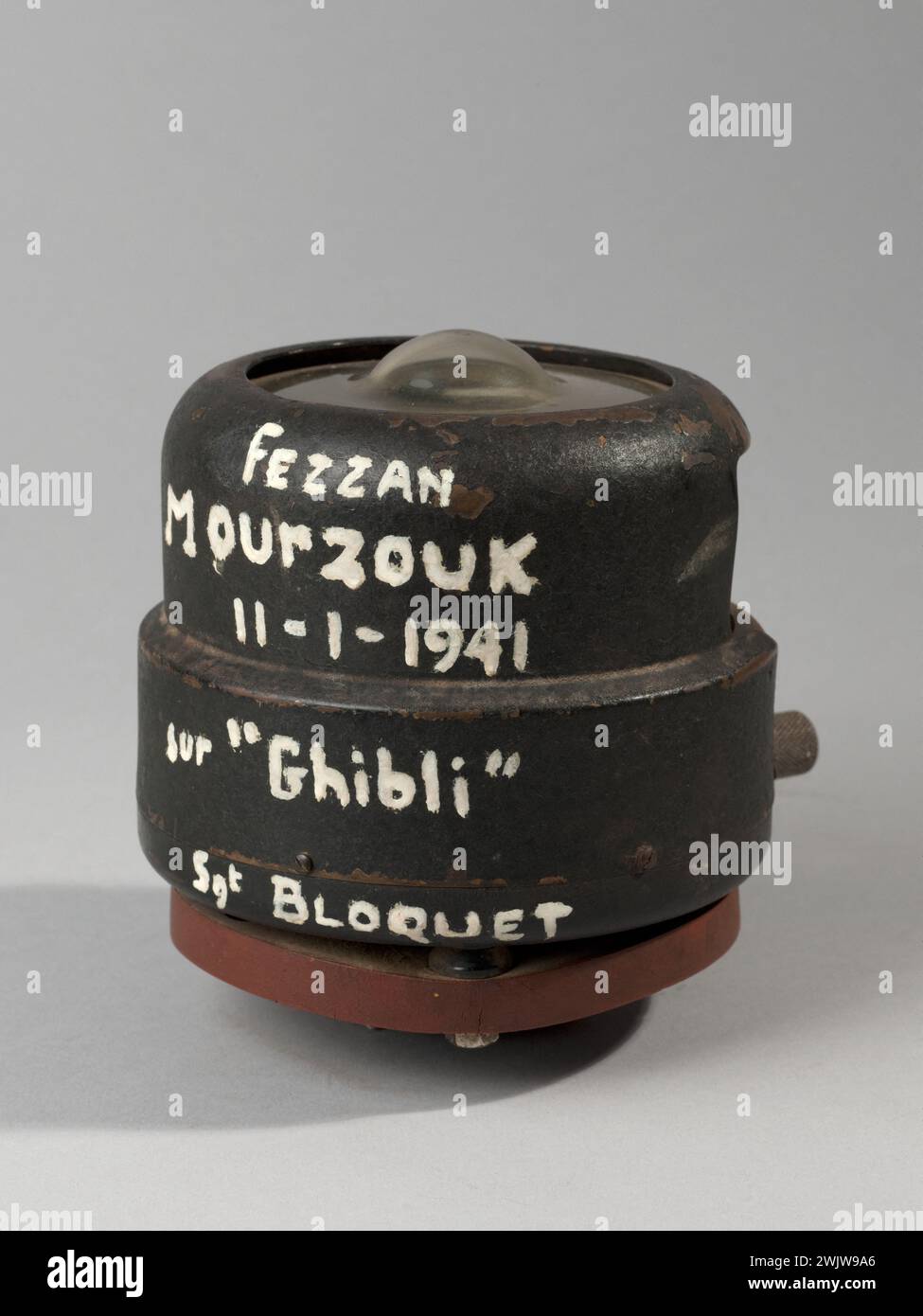 Device and measurement tool. Bussola Tipo A. Italian plane compas type ...