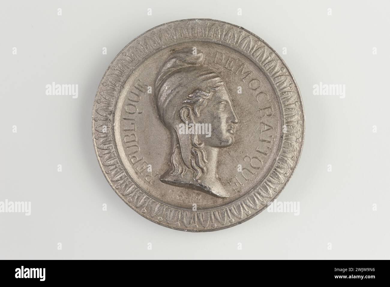 Carnavalet museum, medal collection Right on a pieddetal, Louis ...