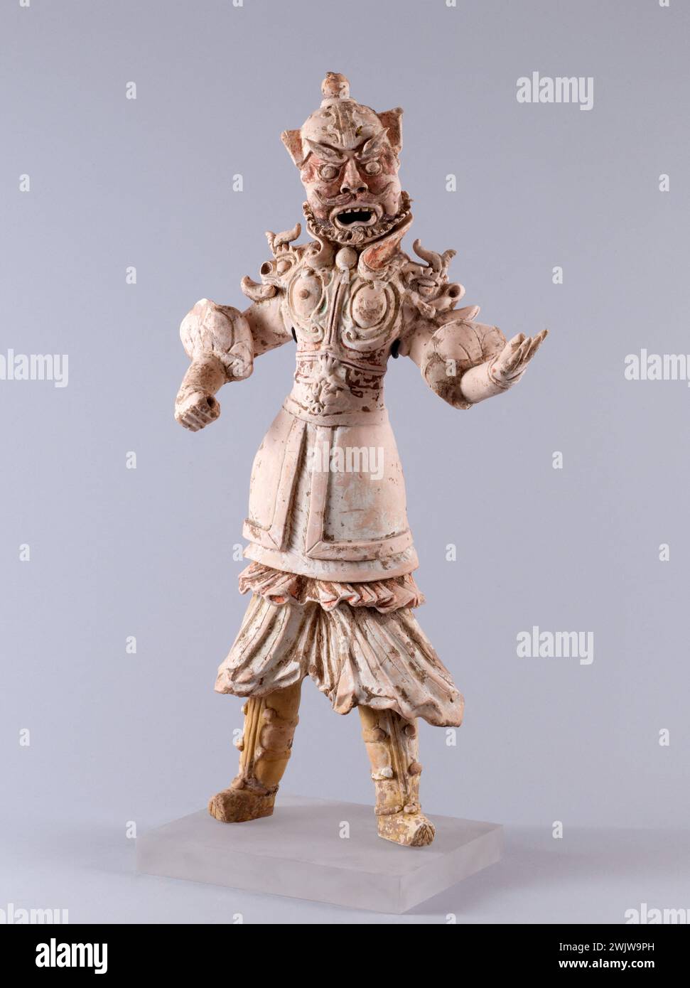Mingqi, tombard. Terracotta with traces of polychromy. China, Tang ...
