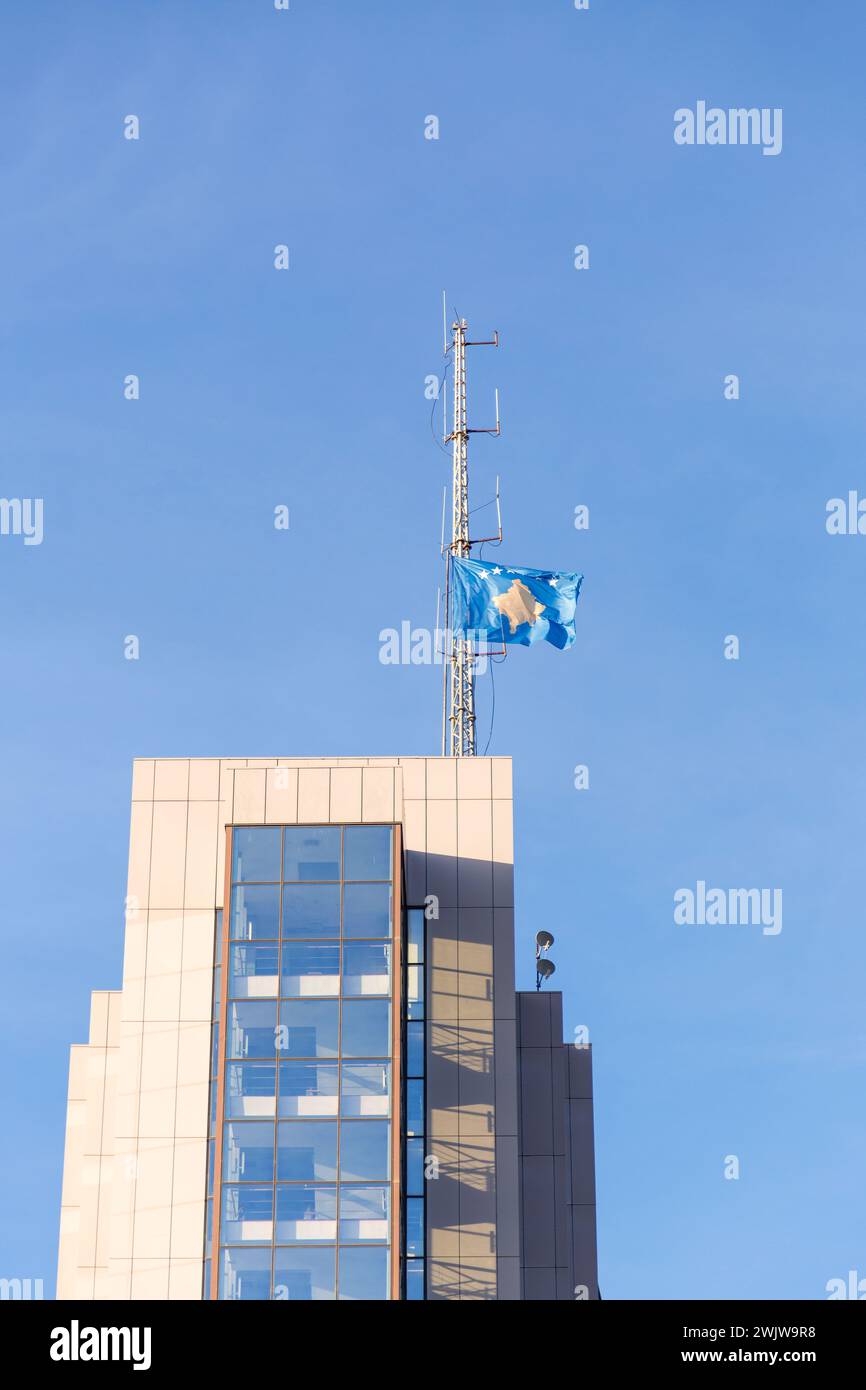 Pristina, Kosovo - February 5, 2024: The Kosovar Government Building ...