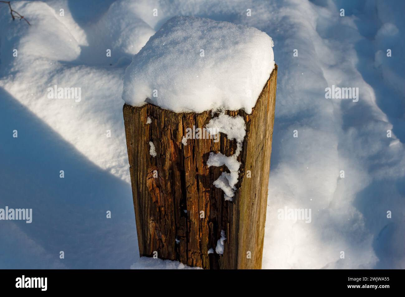 Rotten wooden pole hi-res stock photography and images - Alamy