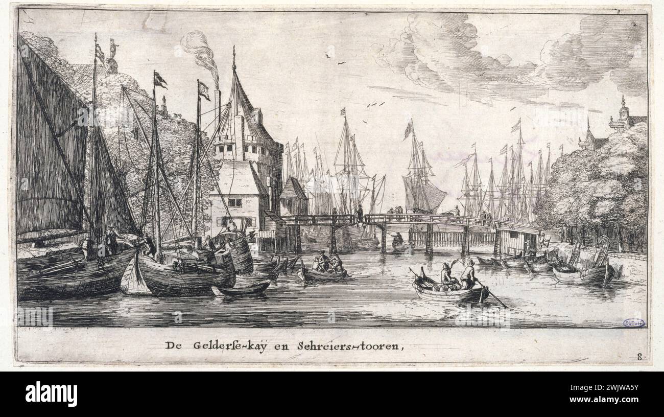 Reynier Noons dit Zeeman (1623-1663). "The quay to the merchants and ...