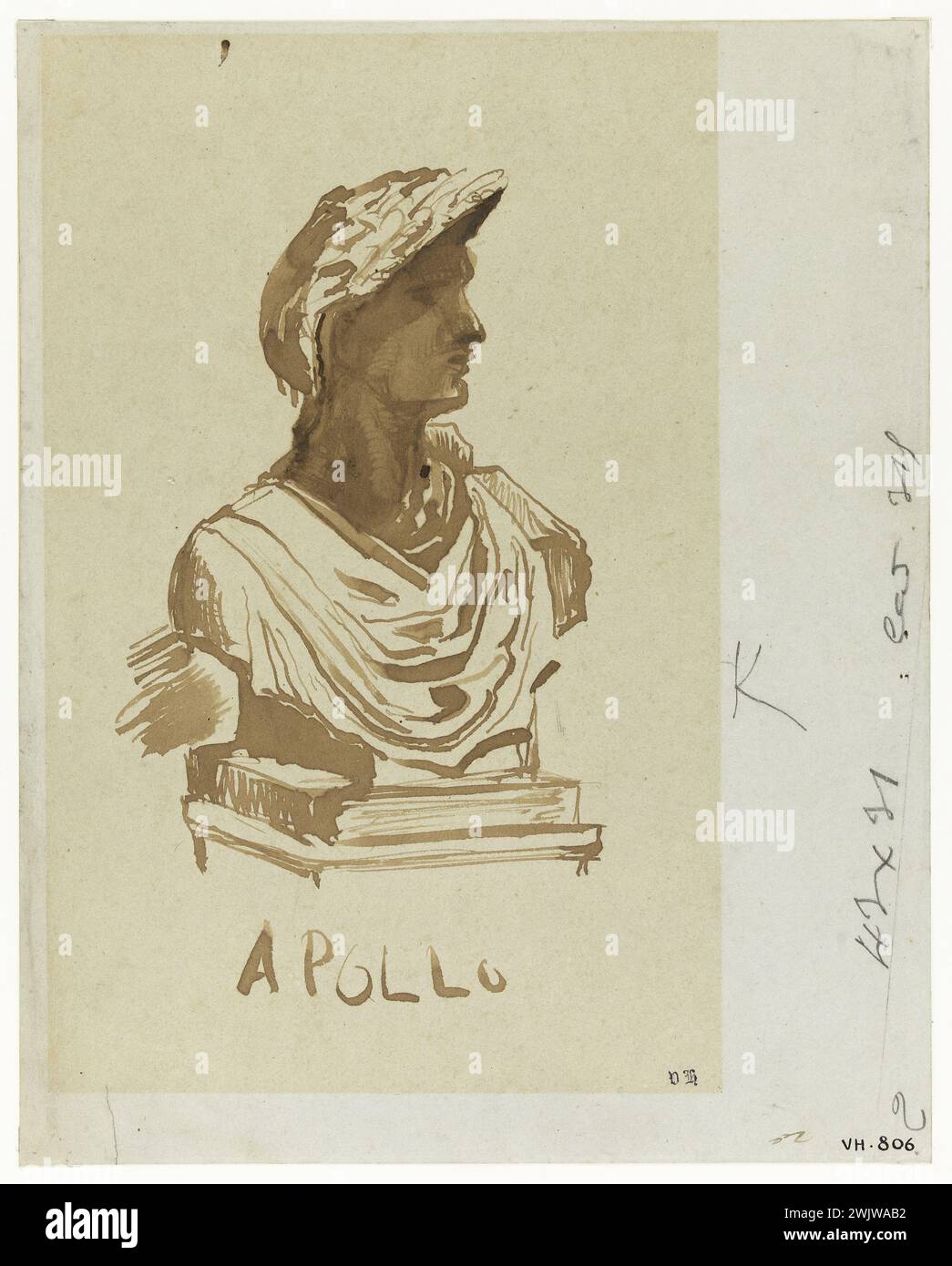 Greek bust illustration hi-res stock photography and images - Alamy