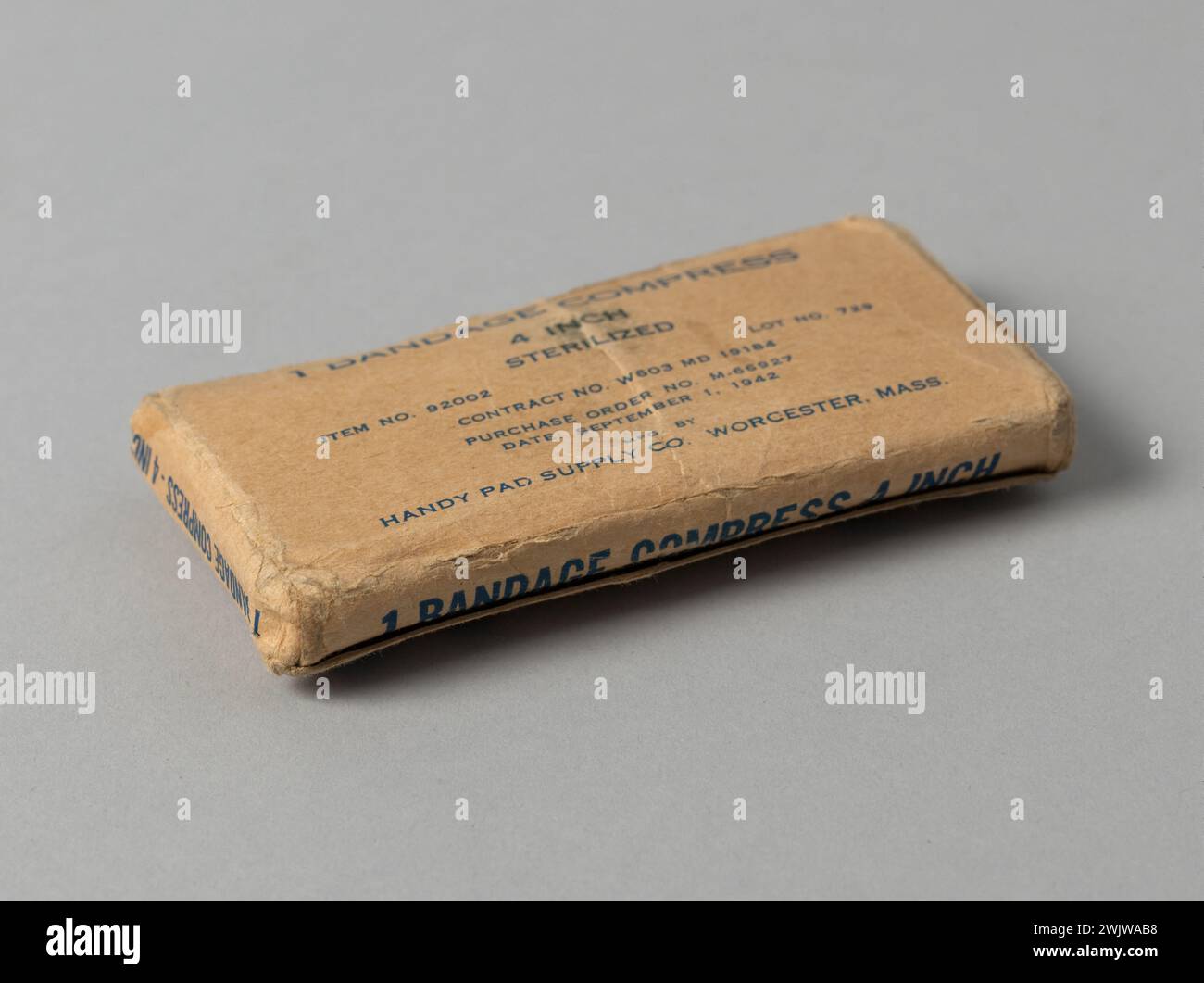 Bandage. Paper, ink, fabric, 1942. General Leclerc Museum of ...