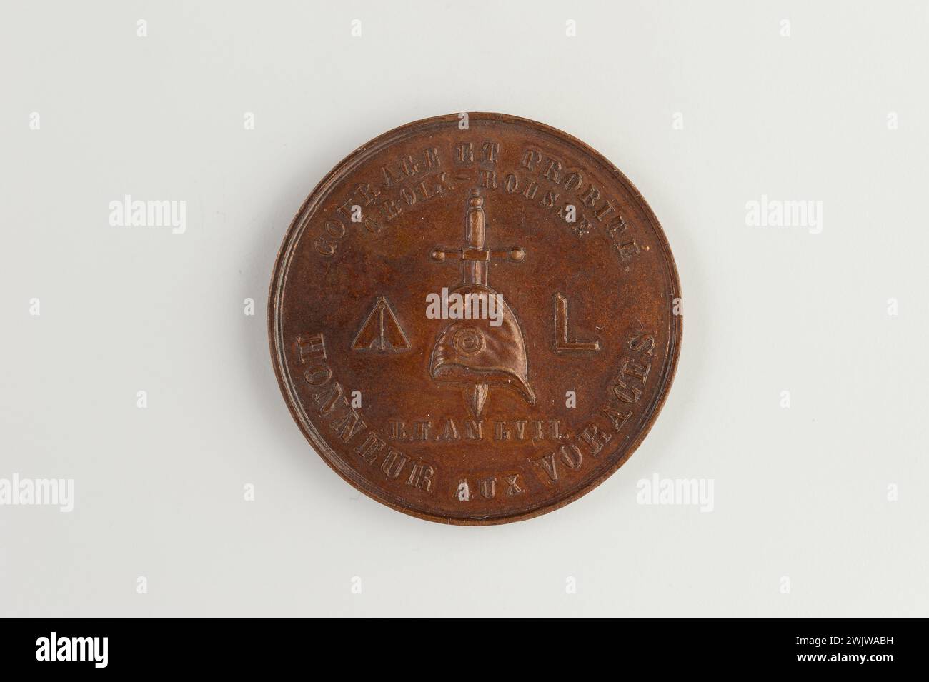 Carnavalet museum, medal collection Right registration on ten lines ...