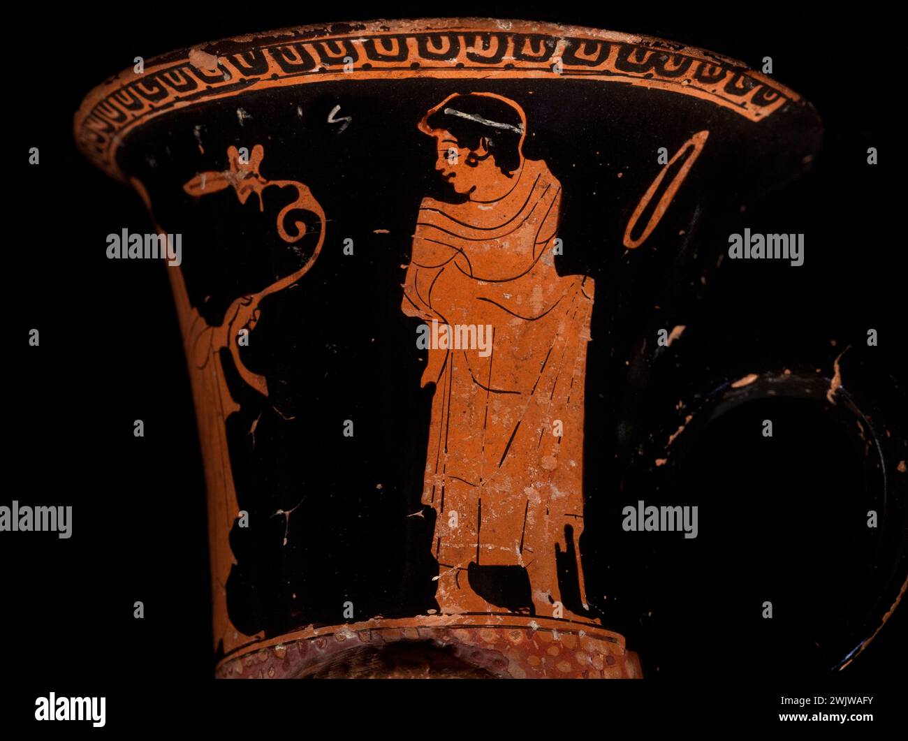 Bologna painter 417. Rhyton in the shape of a ram head. Red figures ...