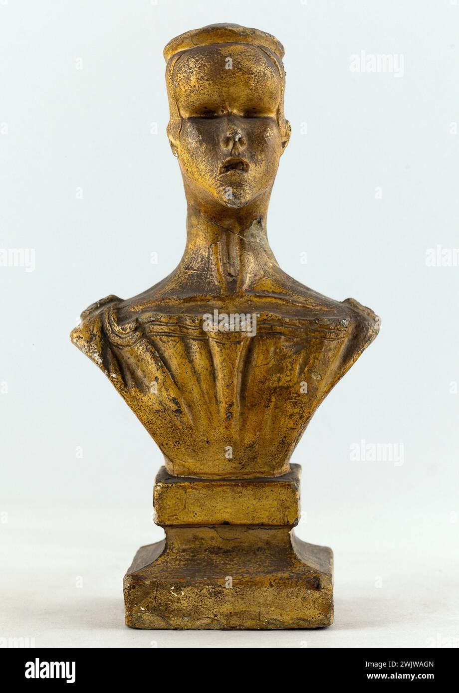 Tadpole. "Rachel portrait" (1820-1858), actress. Varnished plaster ...