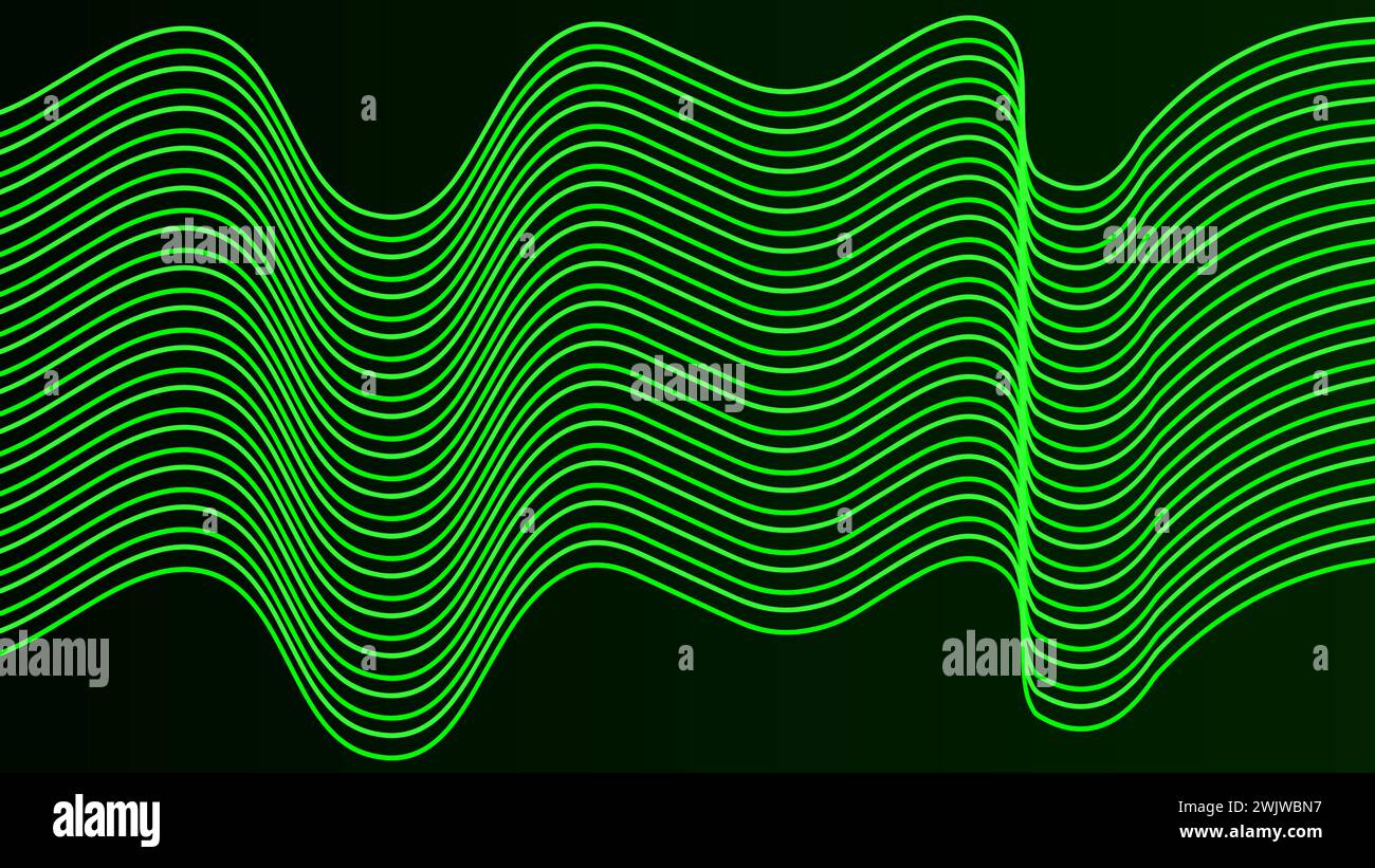 artillustration design concept background modern wavy geometry Stock ...