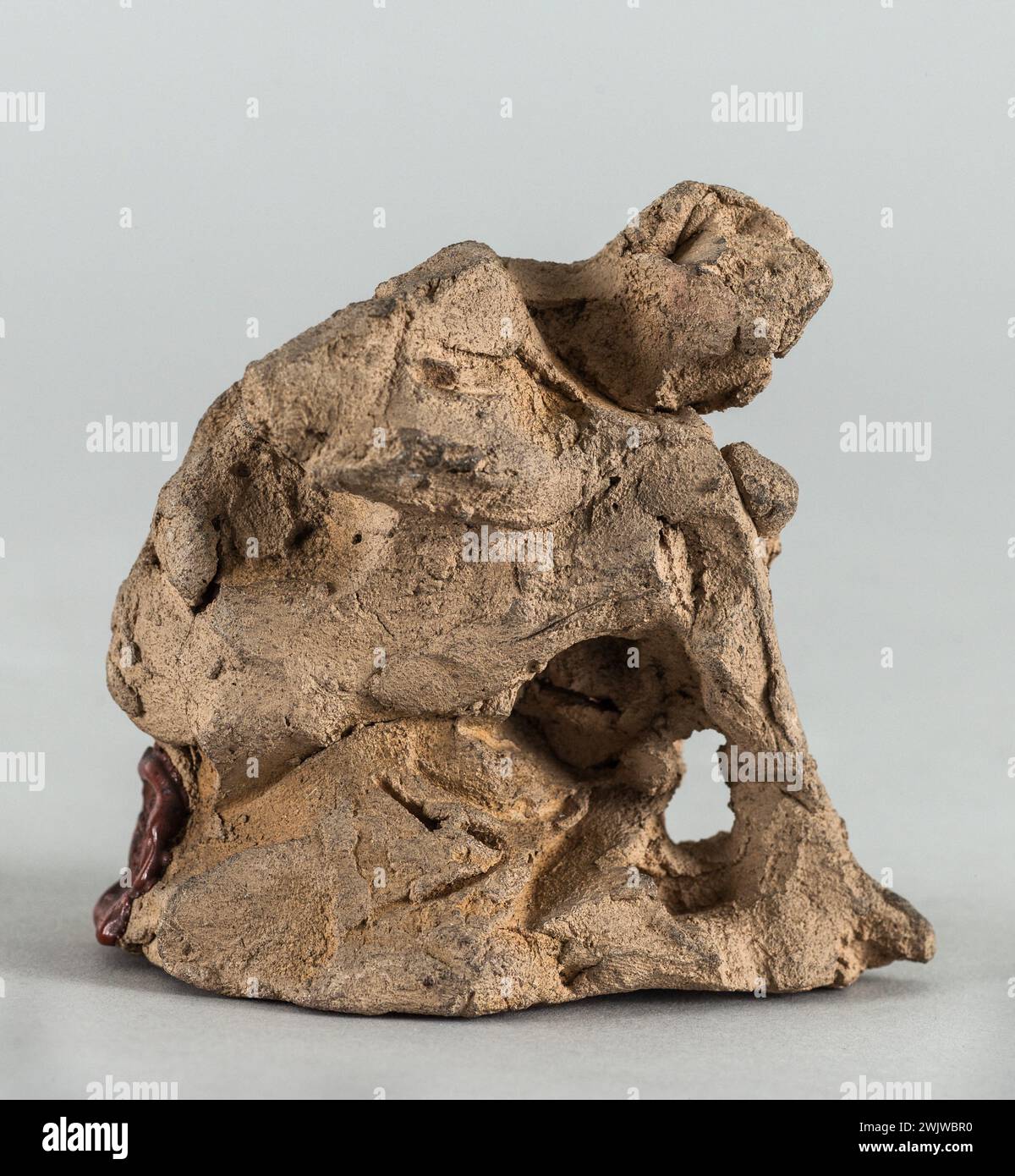 Jean-Baptiste Carpeaux (1827-1875). Pensive. Patinated plaster, 1847 ...