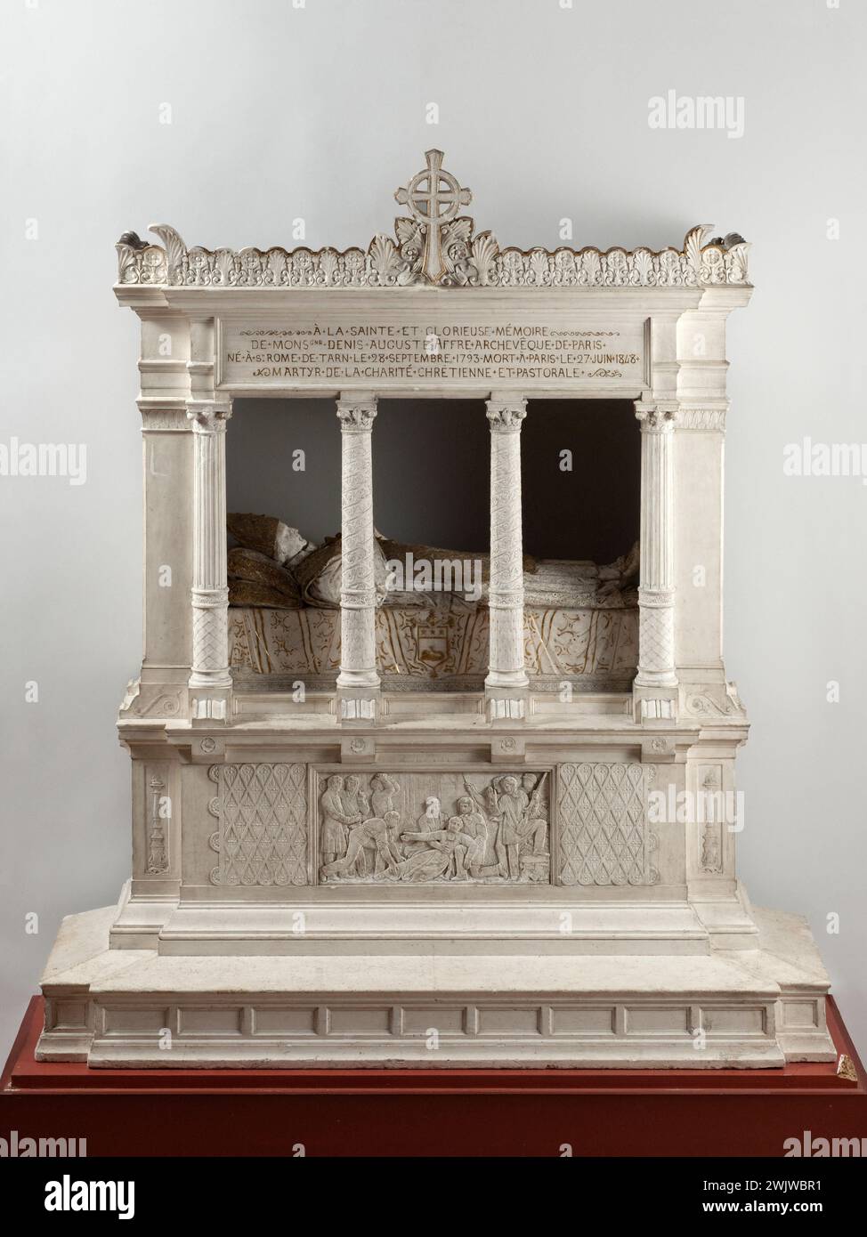 Victor Baltard (1805-1874). Monsignor Affre (1793-1848), Archbishop of ...