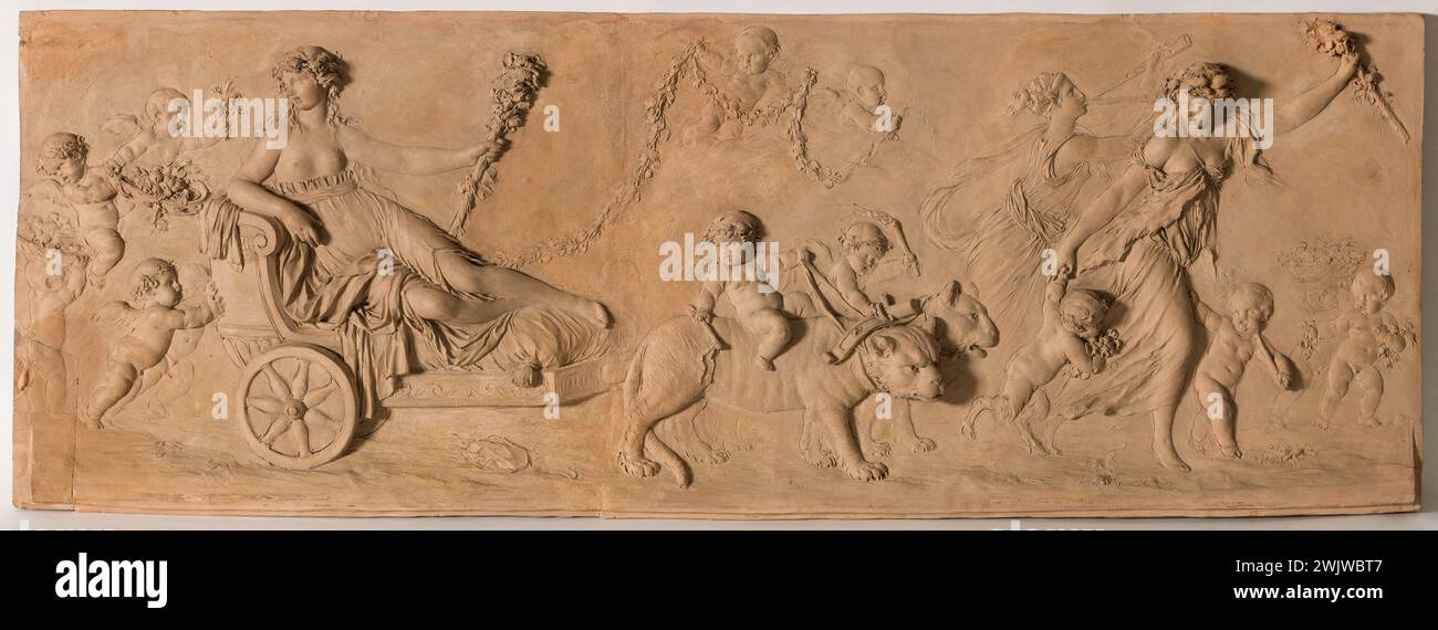 Clodion (Claude Michel Dit). "The triumph of Ariane". terracotta. 1775 ...