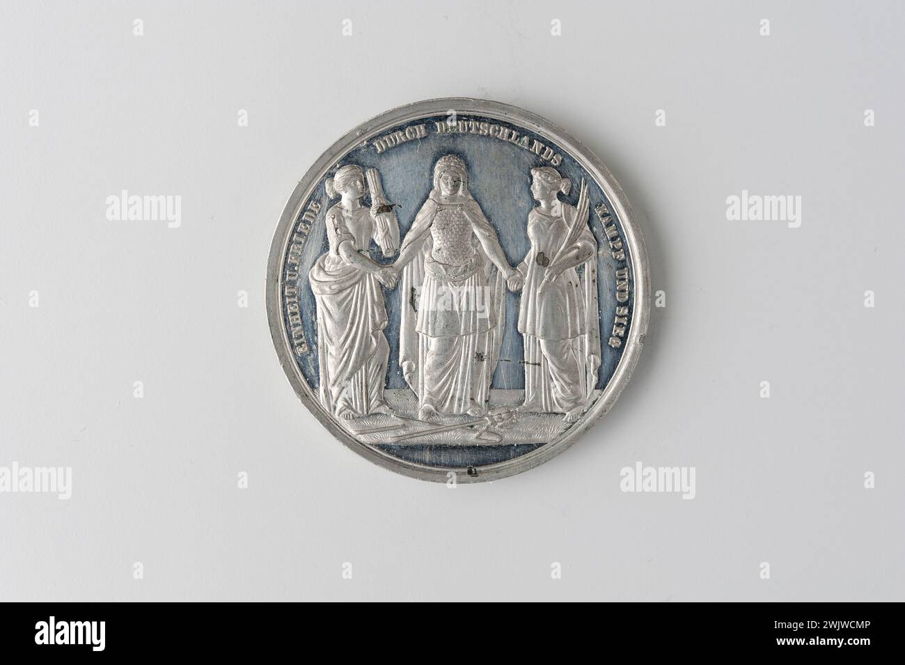 Carnavalet museum, medal collection Right Germania Standing from the ...