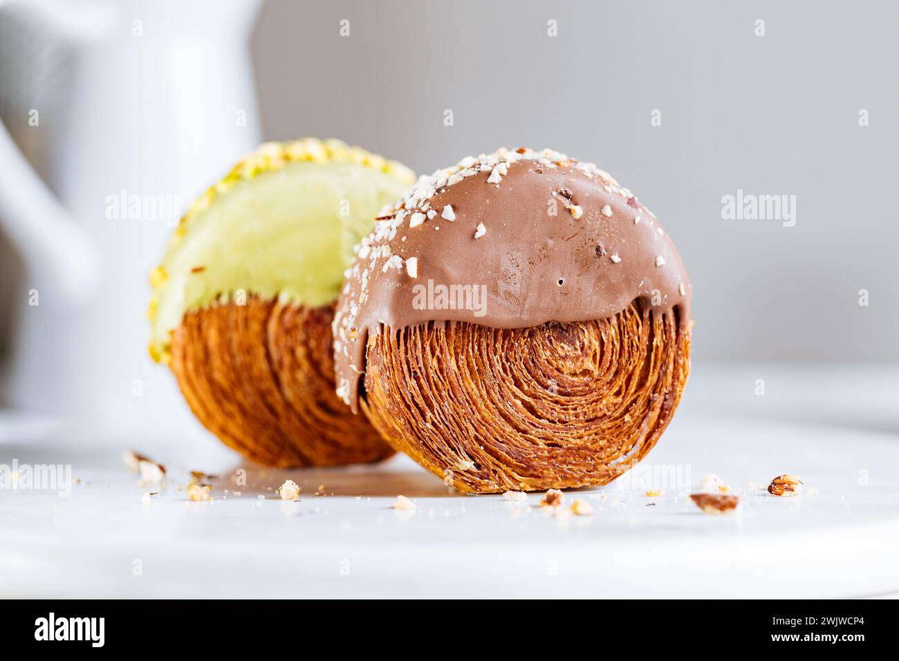 Round croissant hi-res stock photography and images - Alamy