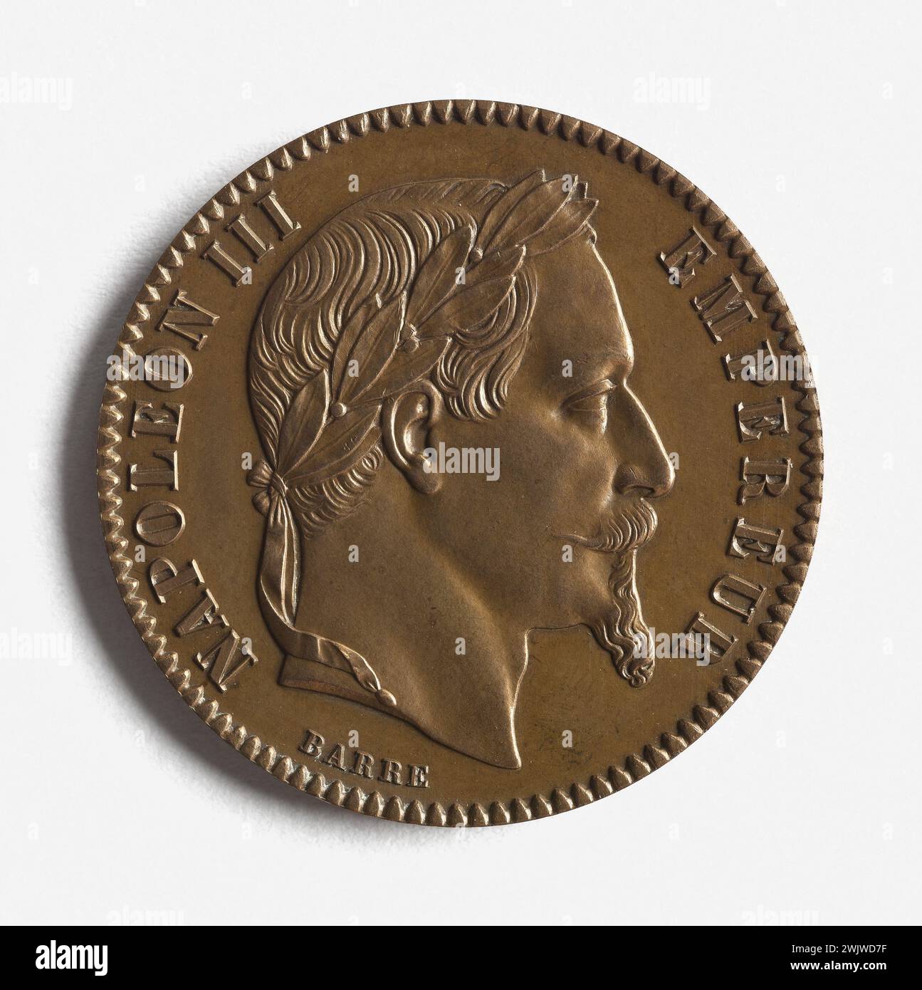 Albert-Désiré Barré (1818-1878). Napoleon III medal (1808-1873 ...