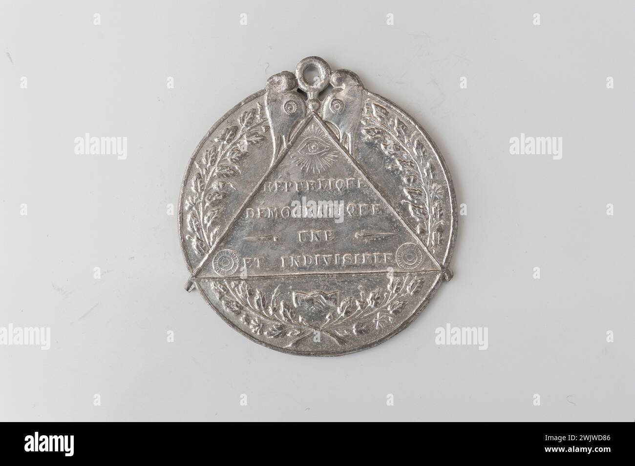 Carnavalet museum, medal collection Right triangle in the center, with ...