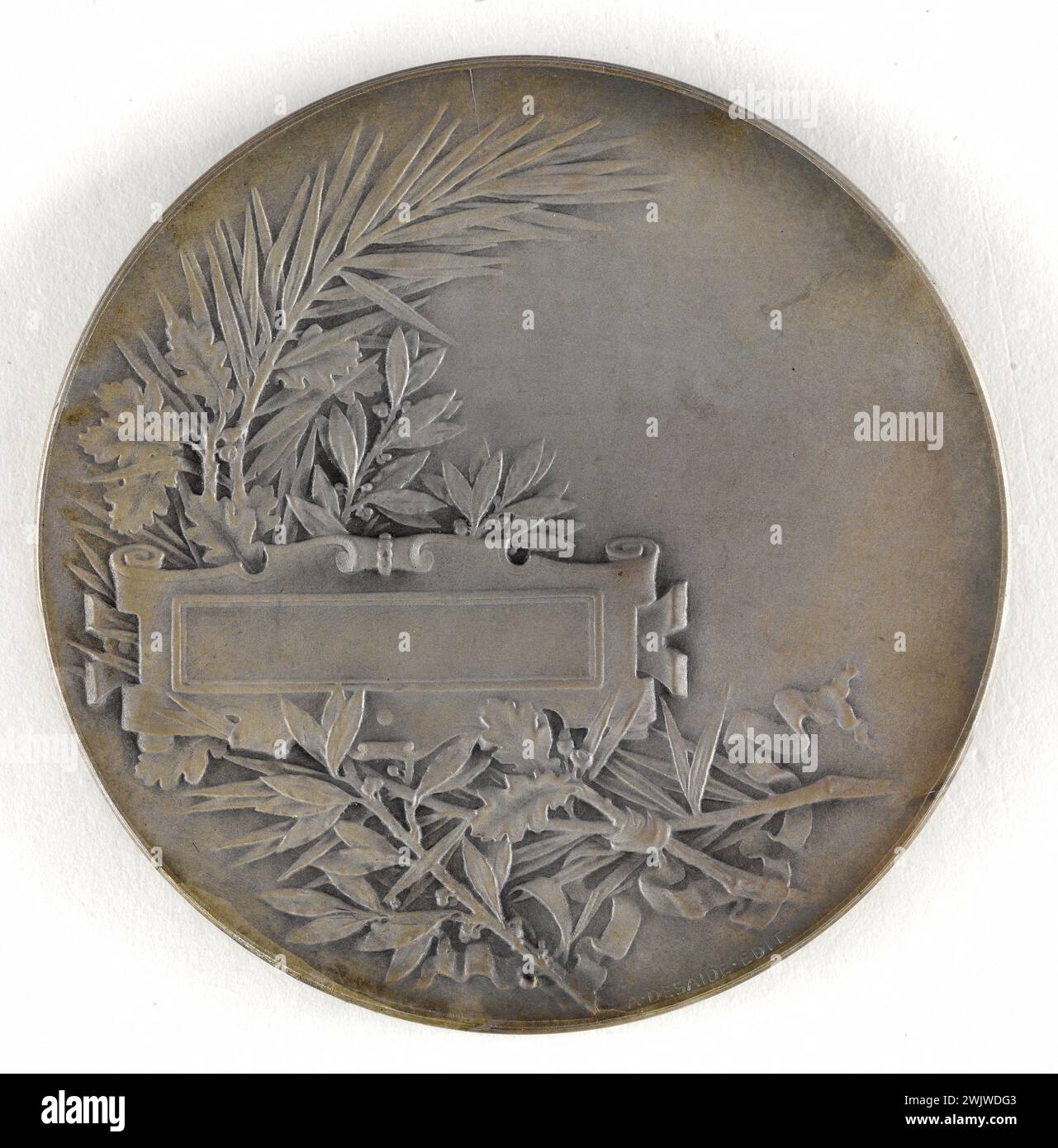 Louis Oscar Roty (1846-1911). Medal. Firefighters. Metal, bronze. 1878 ...