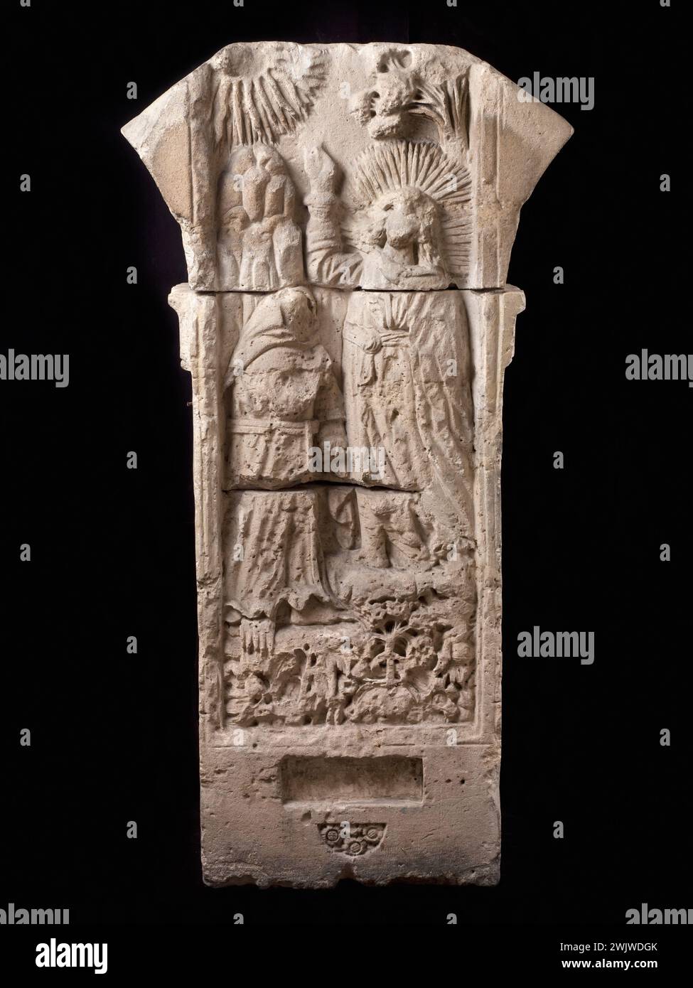 The visitation or a miracle of the Virgin. Rock. Paris, Carnavalet ...