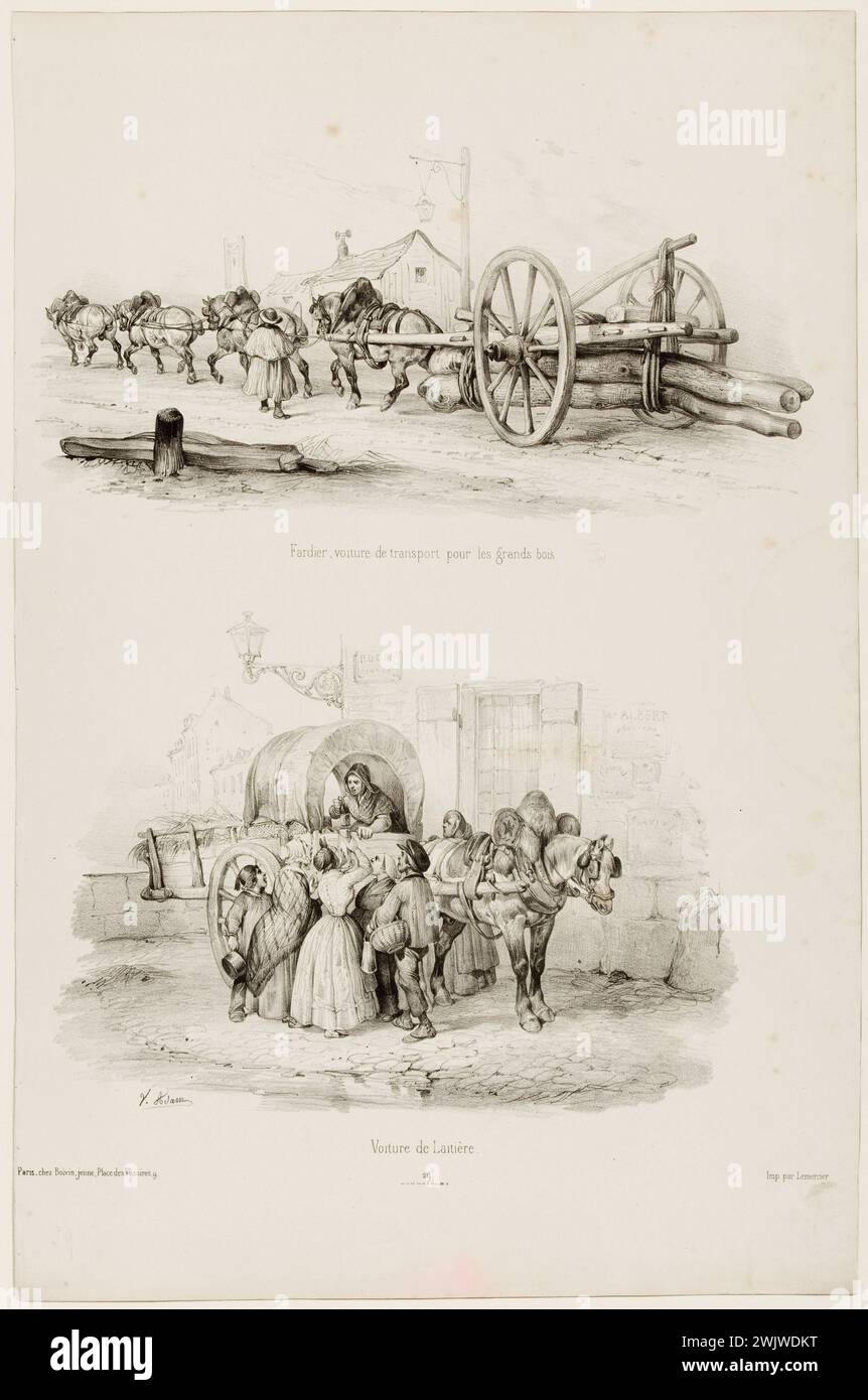 Jean-Victor Adam, known as Victor Adam (1801-1866). "Continuation of ...