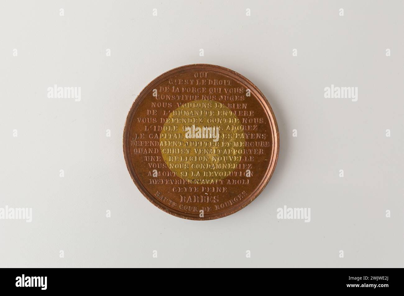 Carnavalet museum, medal collection Right in the midst of 13 medallions ...