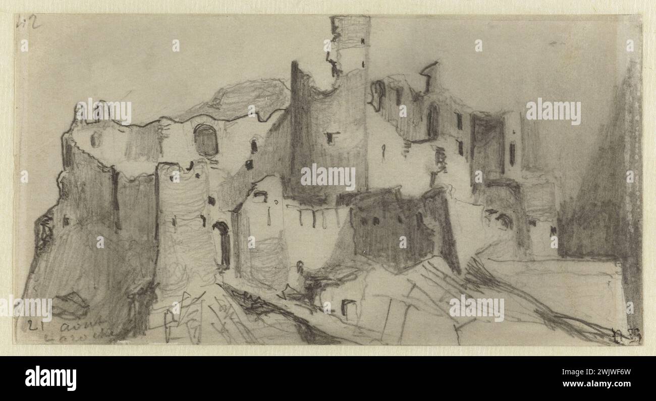 Medieval fortification ruin study france hi-res stock photography and ...