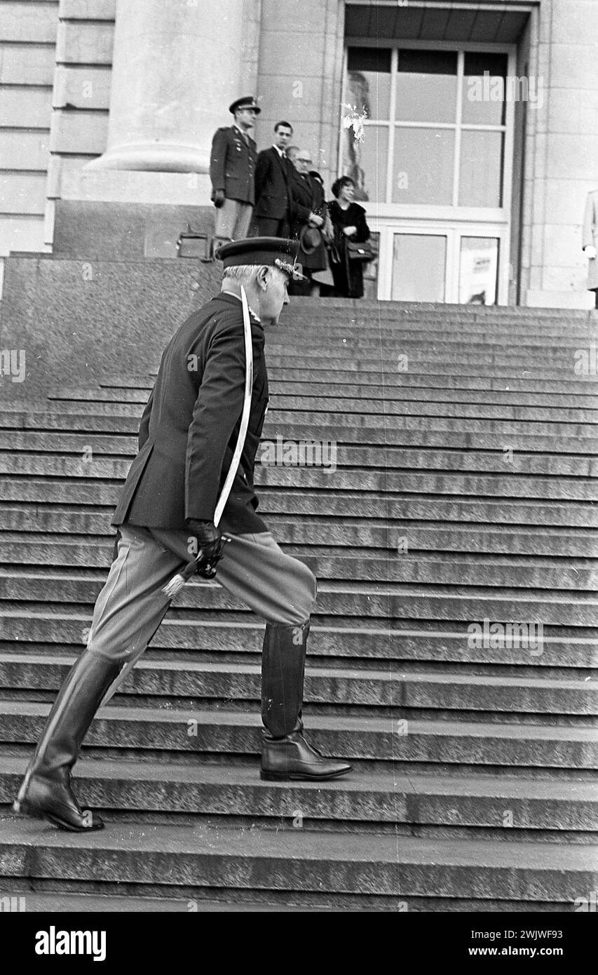 Argentine General Alejandro Agustín Lanusse assumes a command in chief ...
