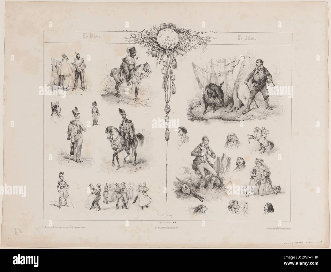 Jean-Victor Adam, known as Victor Adam (1801-1866), French painter and ...