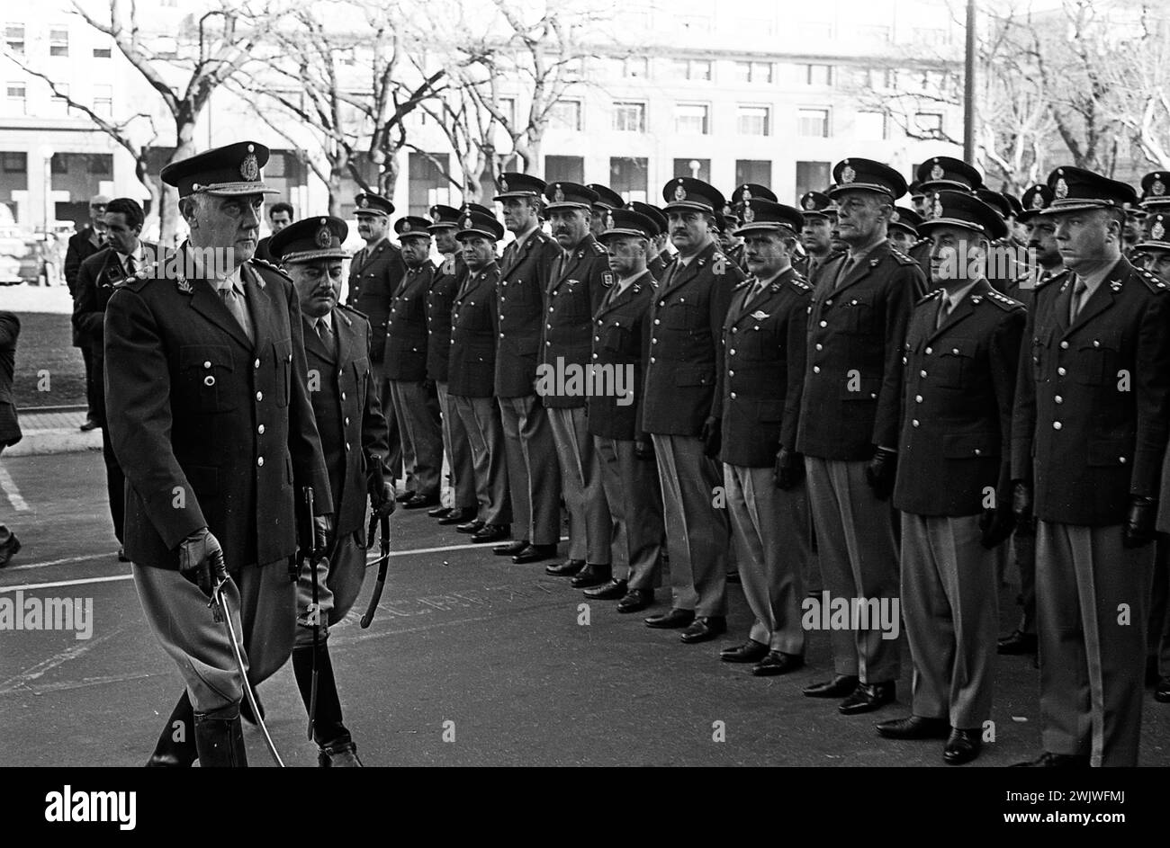 Argentine General Alejandro Agustín Lanusse assumes a command in chief ...