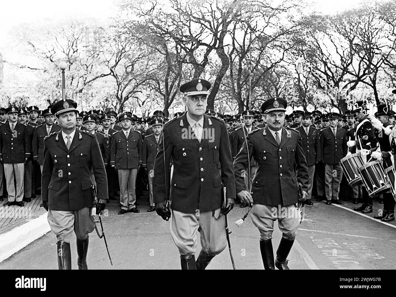 Argentine General Alejandro Agustín Lanusse assumes a command in chief ...