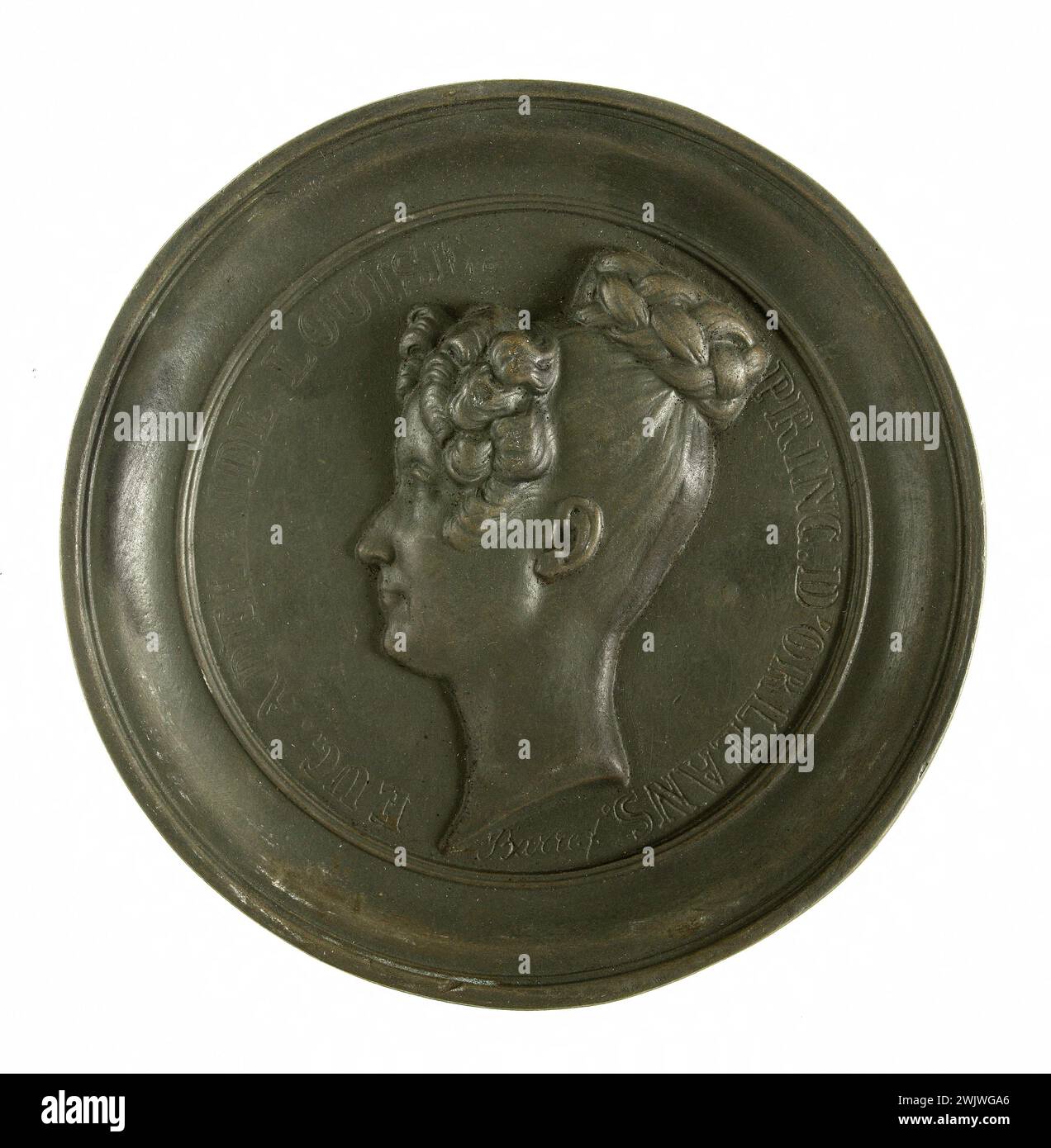 Jean-Jacques Barre (1793-1855). Medal avec. EUG. Louise Princess of ...