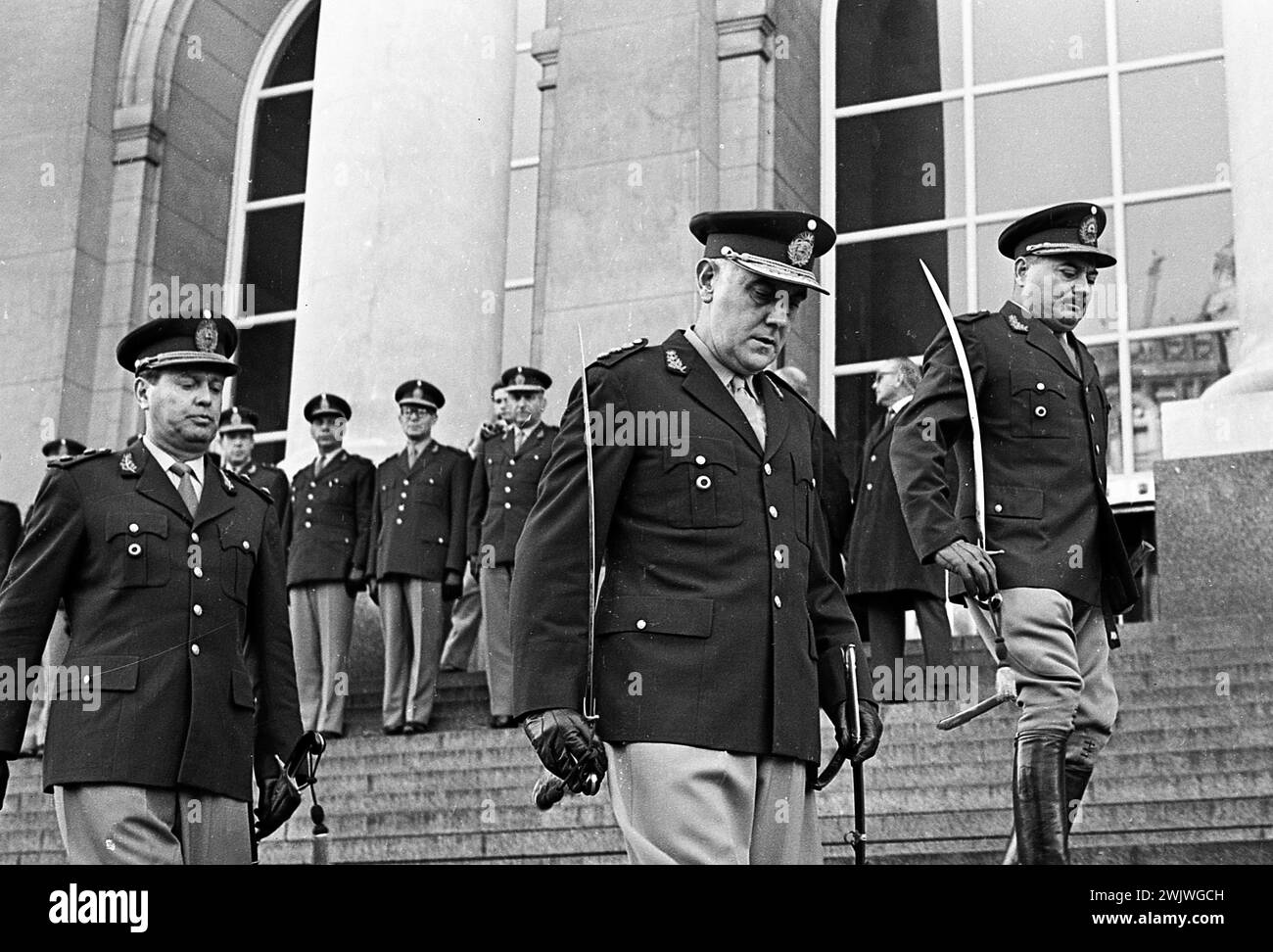 Argentine General Alejandro Agustín Lanusse assumes a command in chief ...