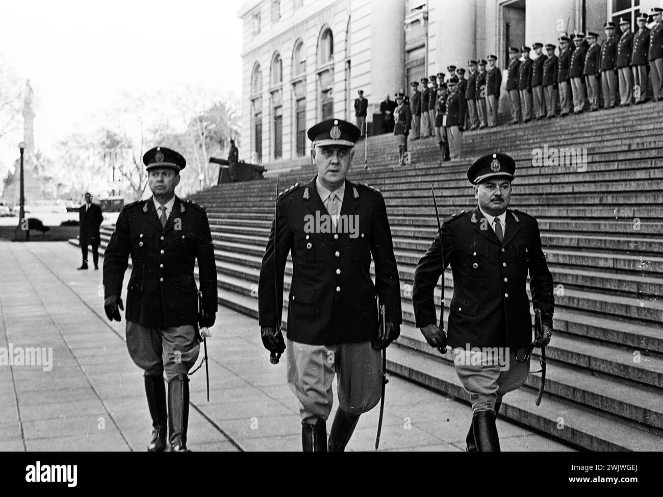 Argentine General Alejandro Agustín Lanusse assumes a command in chief ...