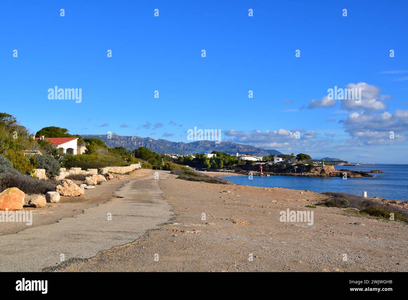 Gran Recorrido GR 92, Costa Dorada, Spain Stock Photo - Alamy
