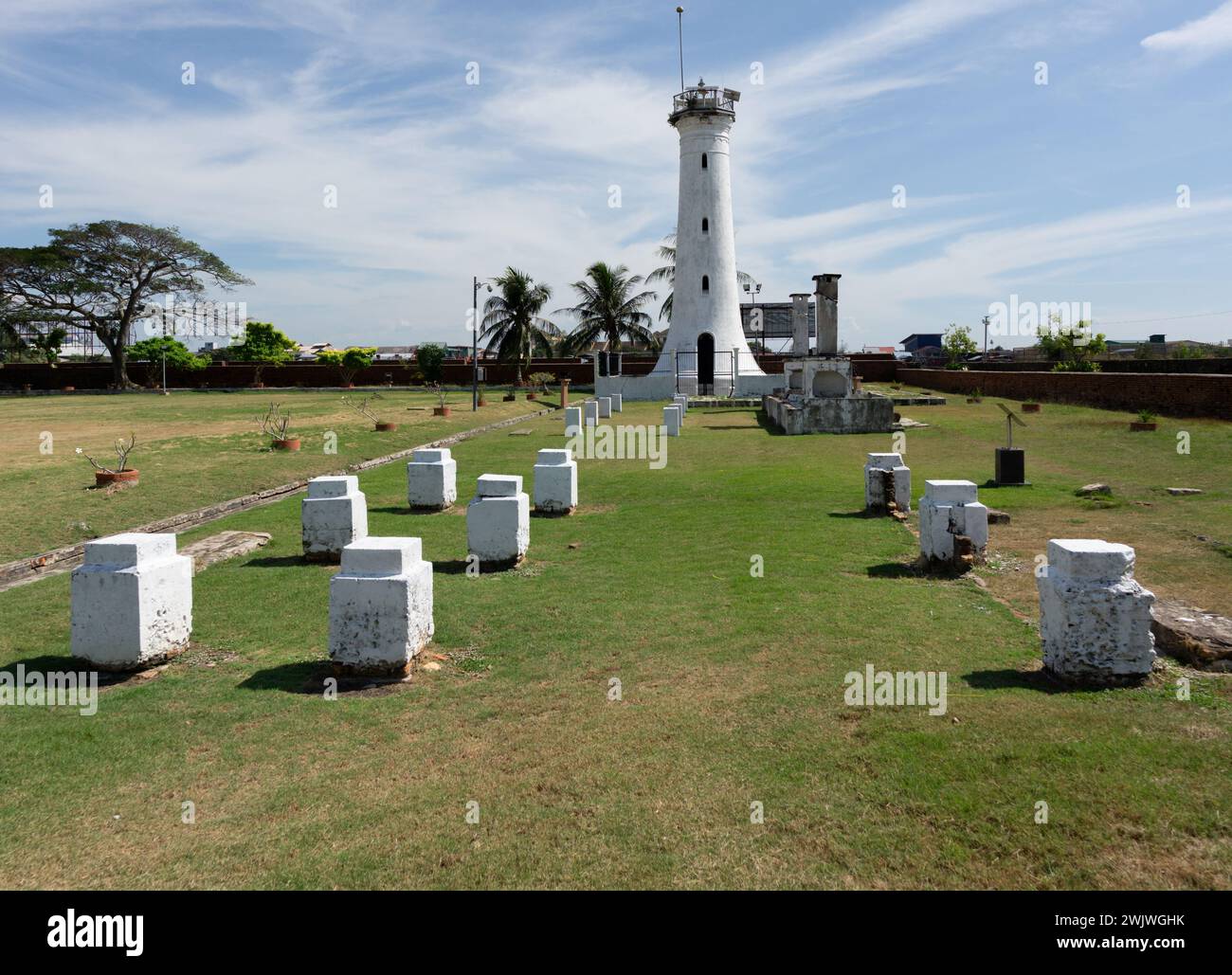 Lighthouse at Kubu Kuala Kedah Stock Photo - Alamy