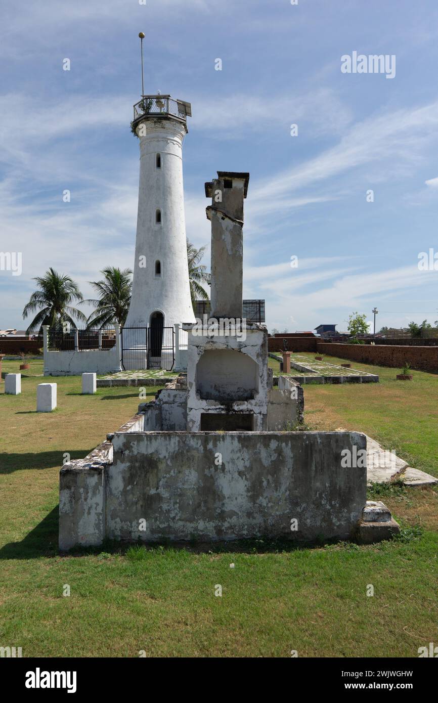 Lighthouse at Kubu Kuala Kedah Stock Photo - Alamy