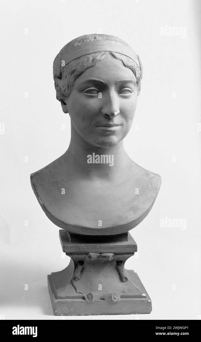 Jean-Pierre Dantan (1800-1869) said Dantan the young. Bust of actress ...
