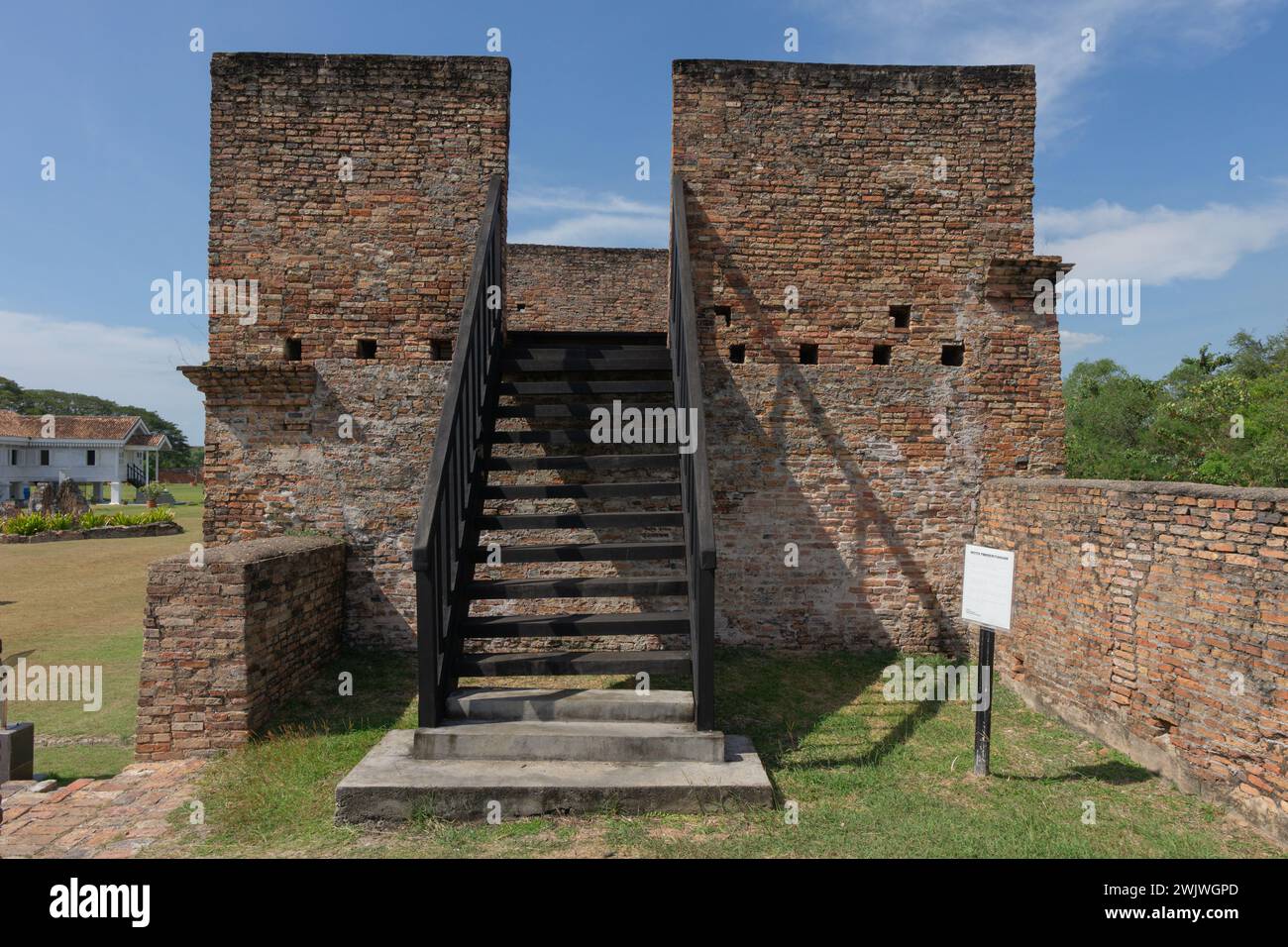 British Gateway Kuala Kedah Fort Stock Photo - Alamy