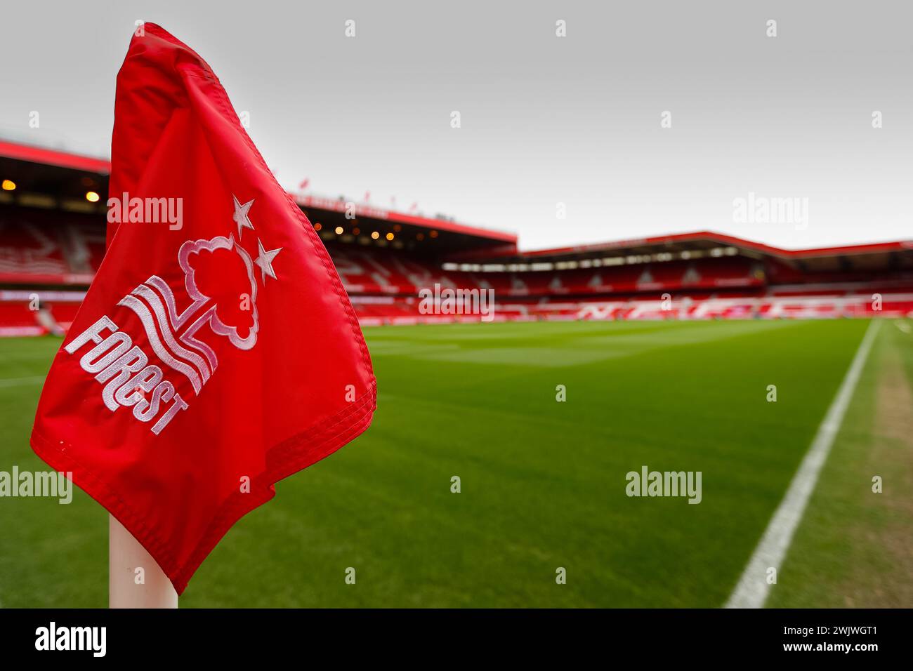 The City Ground, Nottingham, UK. 17th Feb, 2024. Premier League ...