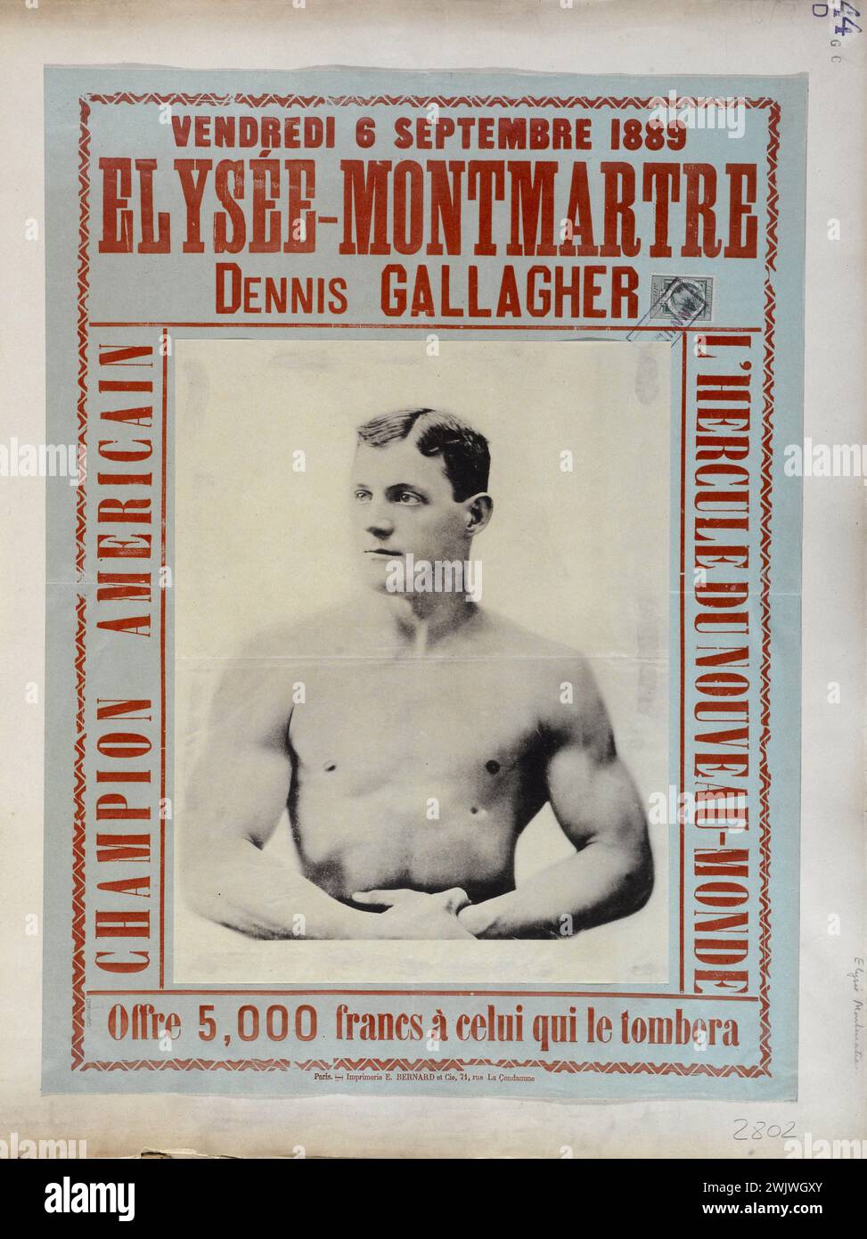 Imprimerie E. Bernard et Cie. Elysée-Montmartre, Dennis Gallagher ...