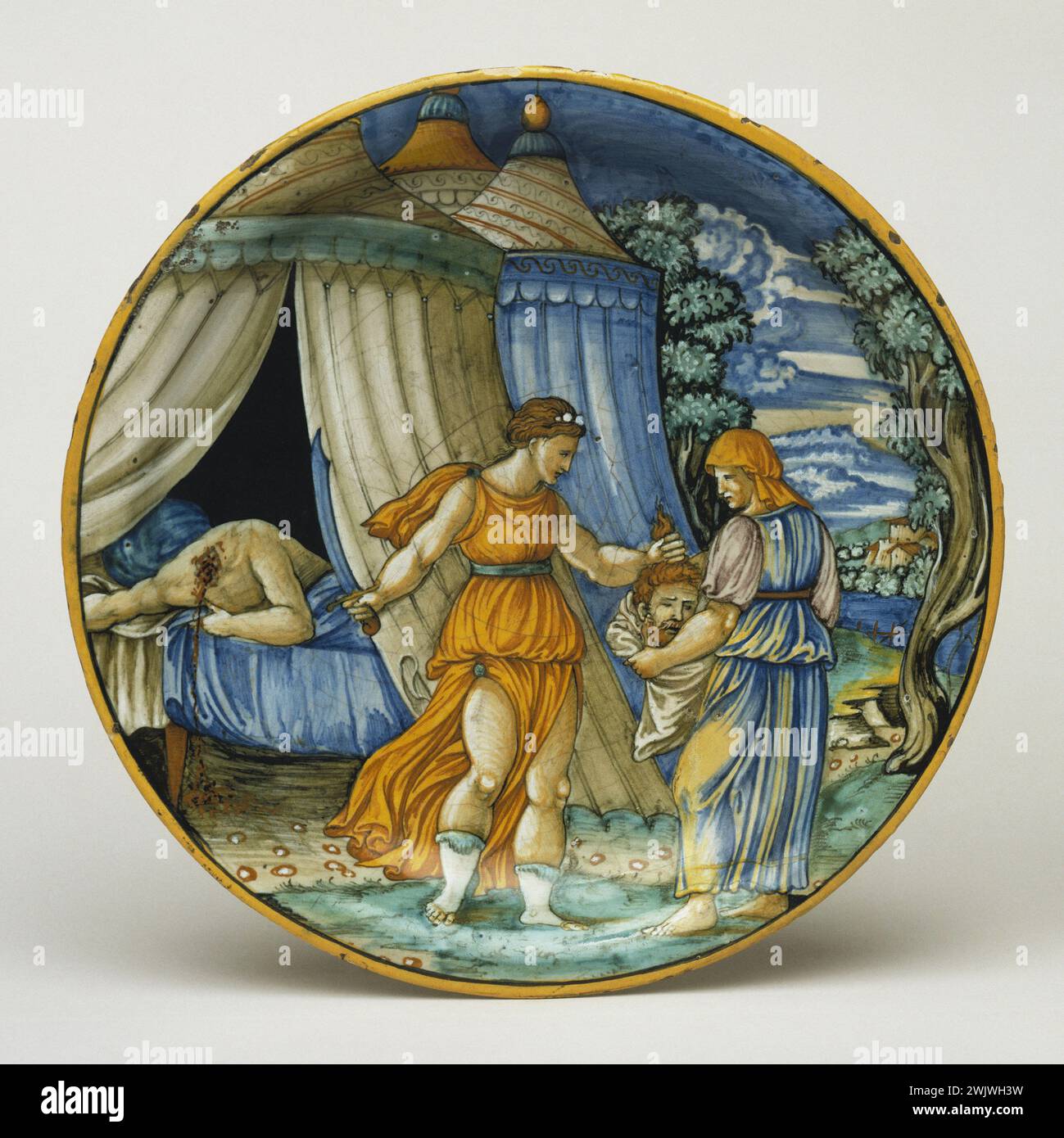 Cup, Judith and Holopherne attributed to the painter of the Apollo ...