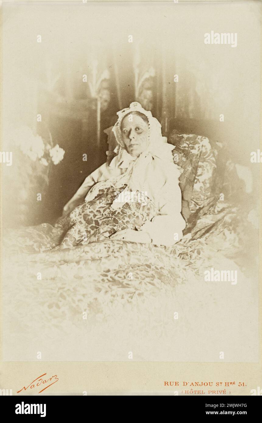 Nadar. Portrait of Madame Dorian. Albumin paper. 1870-1880. Paris ...