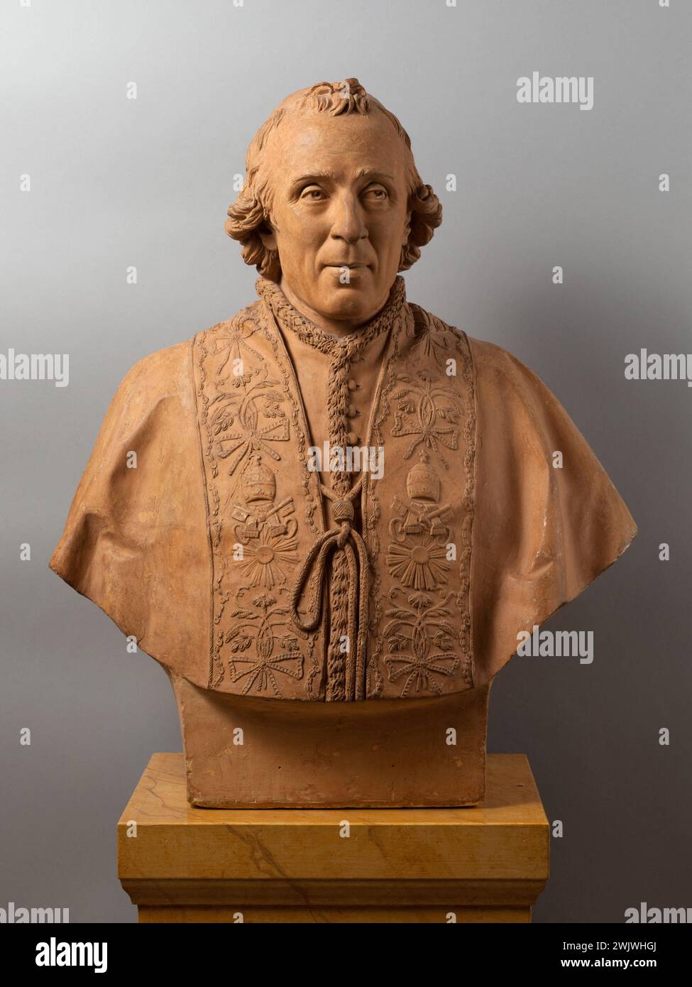 Louis Pierre Deseine (1749-1822). Portrait of Pope Pius VII (1740-1823 ...