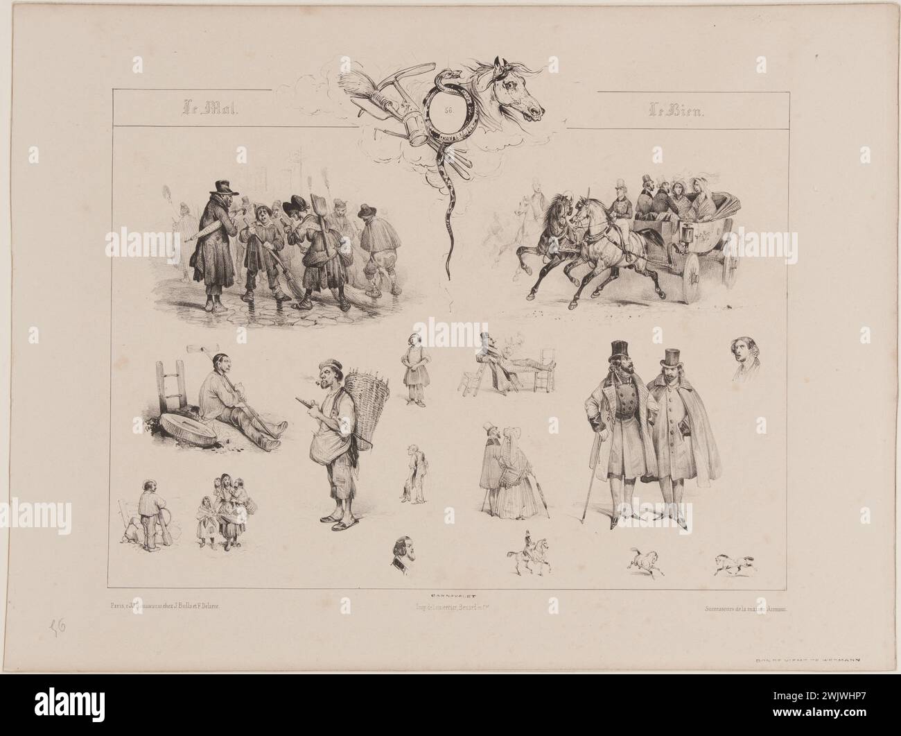 Jean-Victor Adam, known as Victor Adam (1801-1866), French painter and ...