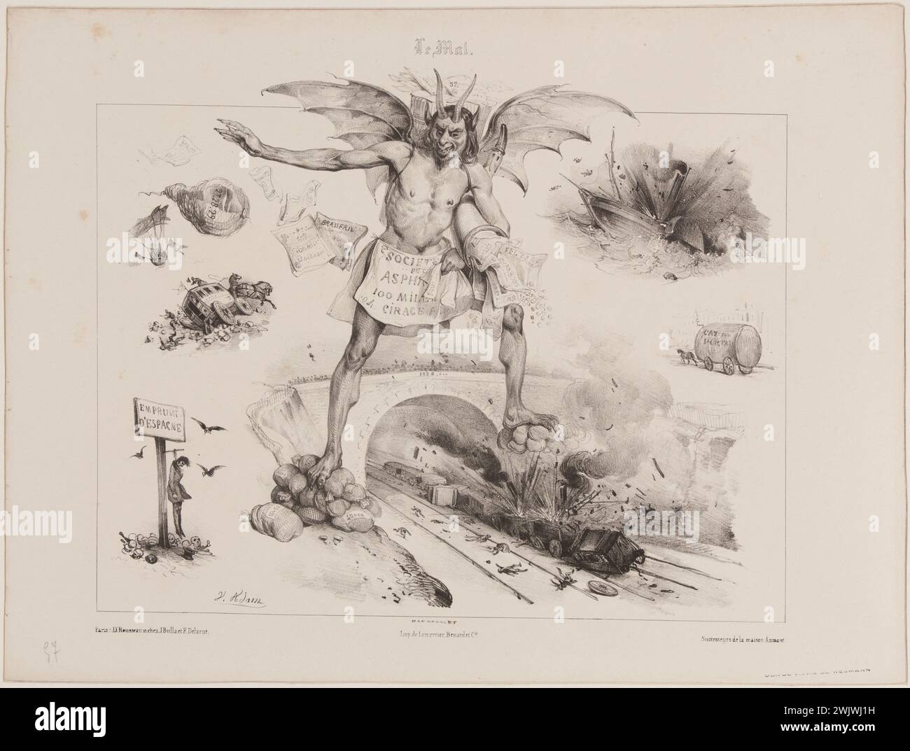 Jean-Victor Adam, known as Victor Adam (1801-1866), French painter and ...