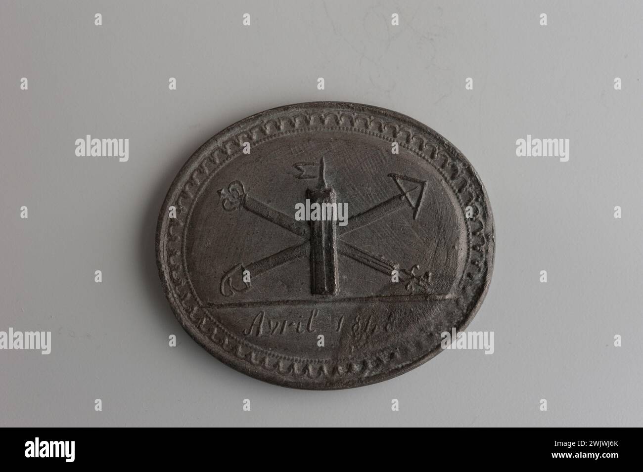 Carnavalet museum, medal collection Right registration on five lines ...