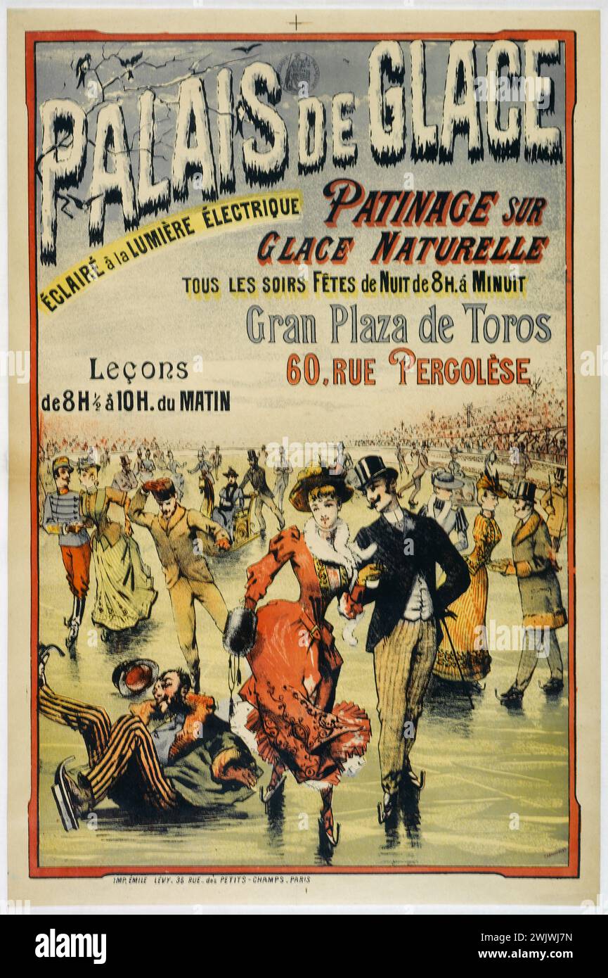 Emile Levy. "Ice Palace, Gran Plaza de Toros, 60, rue Pergolèse ...