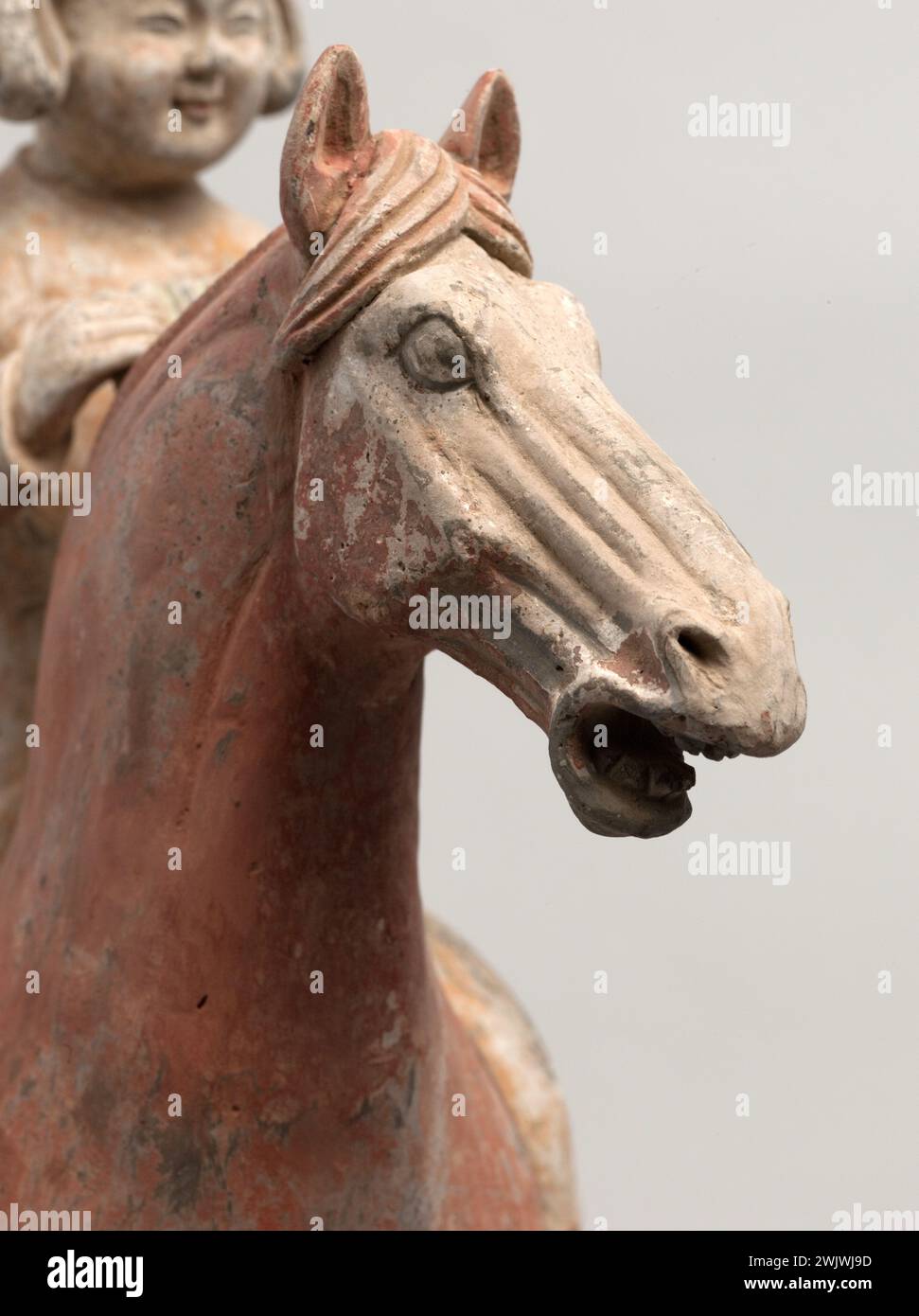 Mingqi: 8 musician riders. Terracotta, with traces of polychromy. Paris ...