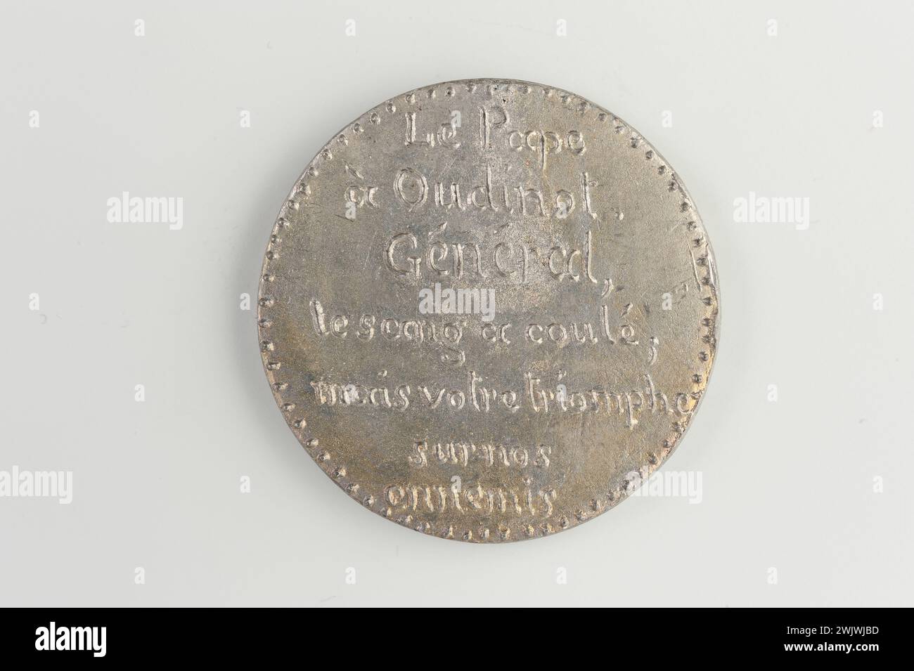 Carnavalet museum, medal collection Right registration on seven lines ...