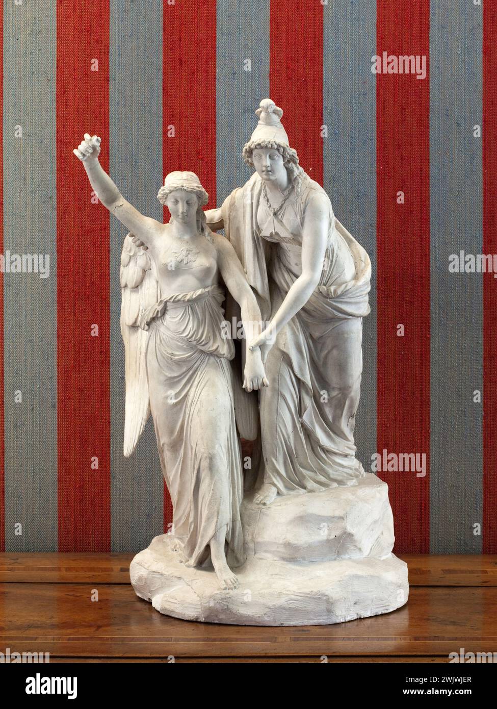 Anonymous. Freedom presenting civic virtues. Plaster. Paris, Carnavalet ...
